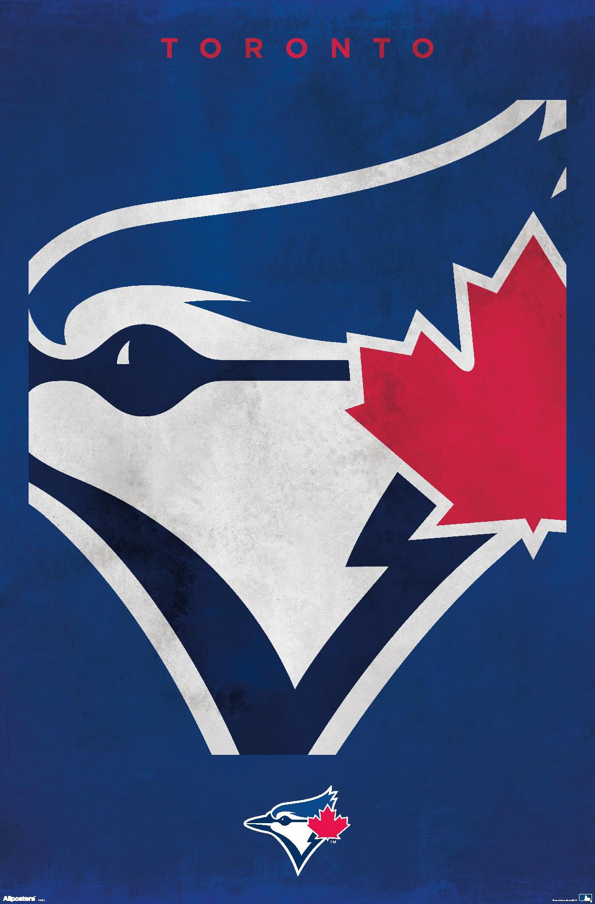 MLB Toronto Blue Jays - Logo 25 Wall Poster, 14.725" x 22.375 ...