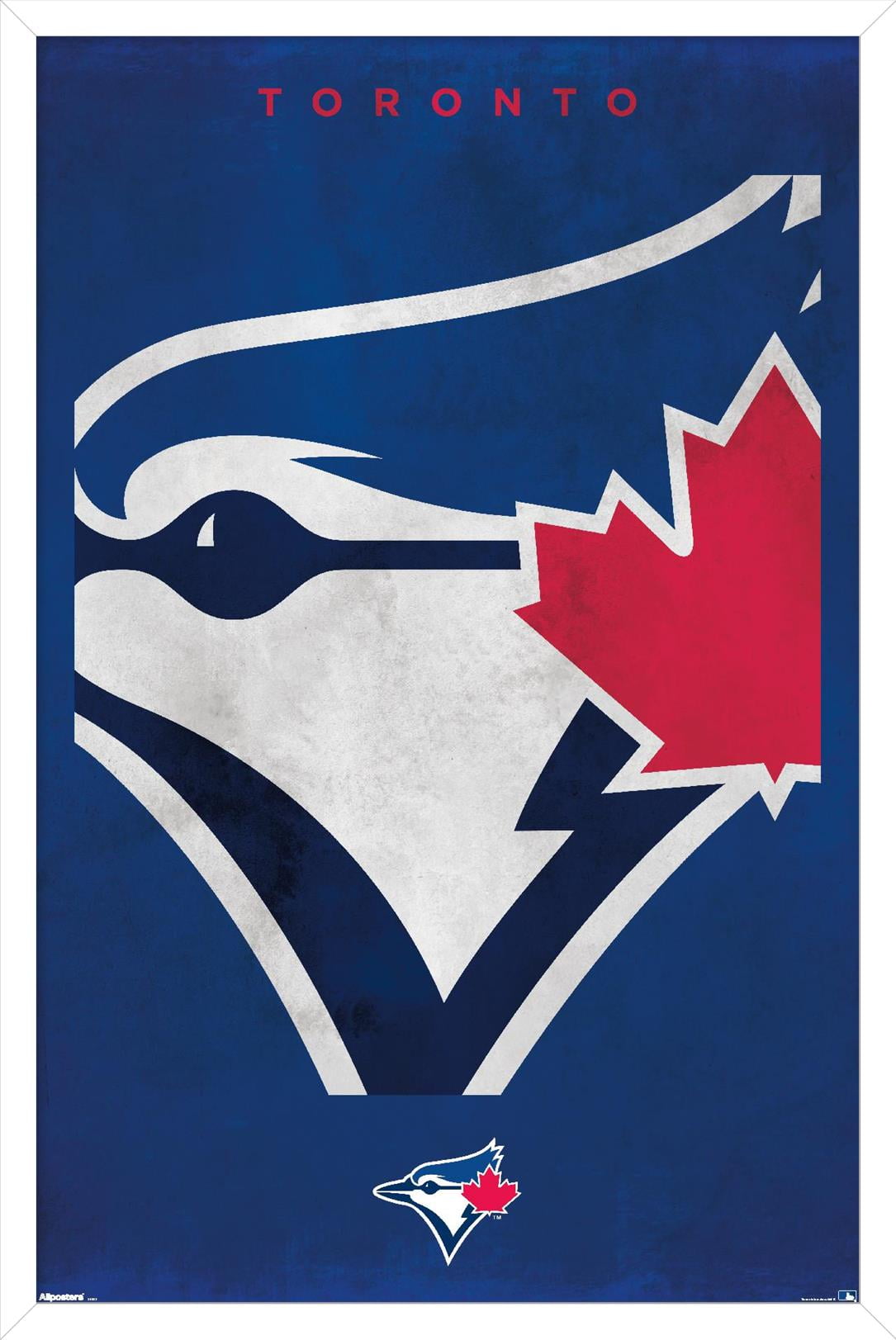 MLB Toronto Blue Jays - Logo 25 Wall Poster, 22.375" x 34" Framed ...