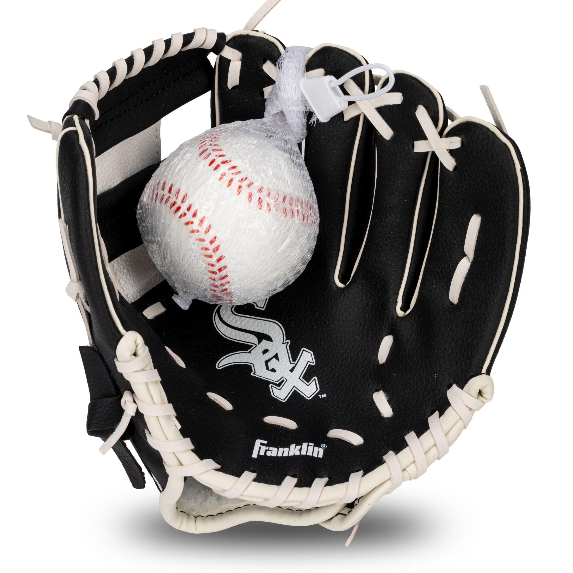 Franklin Sports MLB Youth Tee ball Glove and Ball Set - Kids Chicago ...