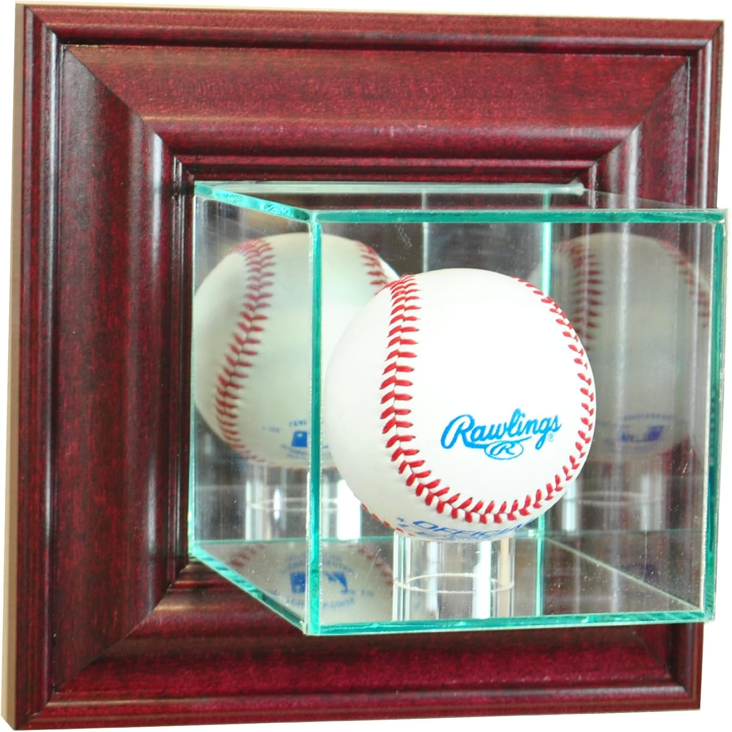 MLB Wall Mounted Baseball Glass Display Case - Walmart.com