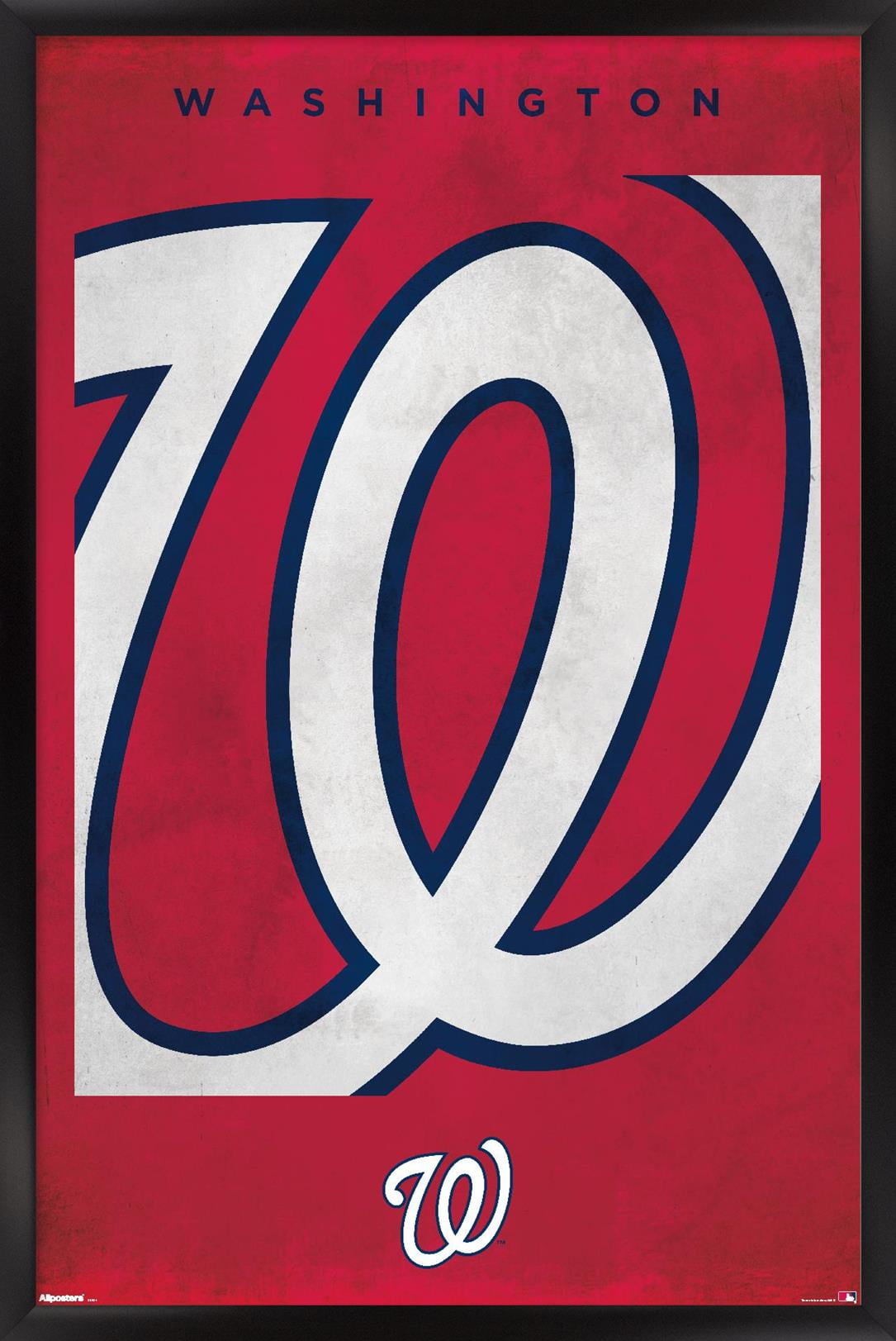 MLB Washington Nationals - Logo 25 Wall Poster, 14.725" x 22.375 ...