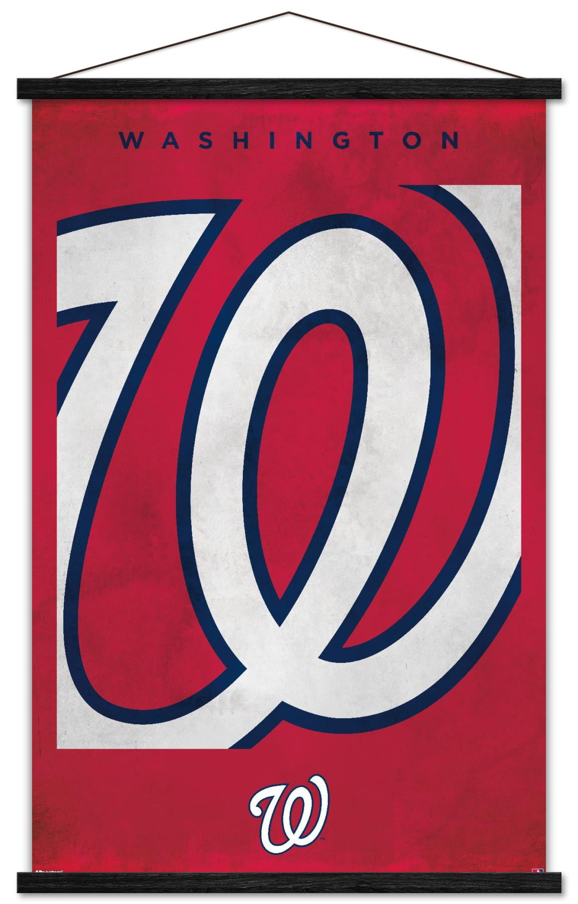 MLB Washington Nationals - Logo 25 Wall Poster with Magnetic Frame, 22. ...