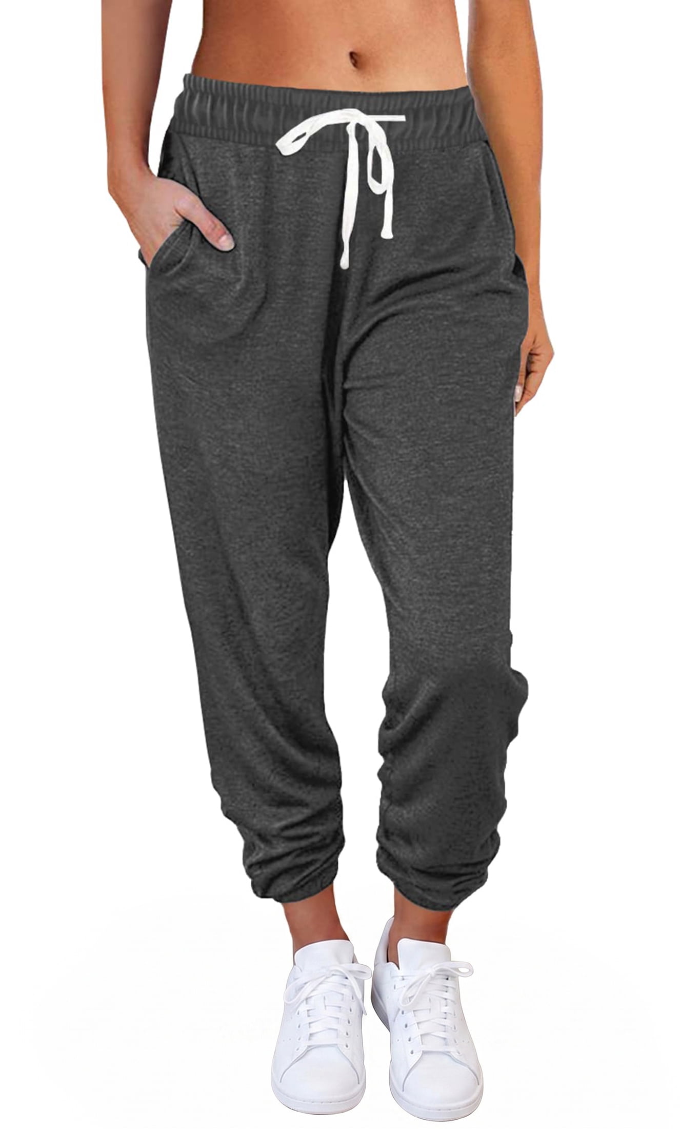 MLDRA Women Sweatpants Joggers with Pockets Lounge Athletic Casual ...