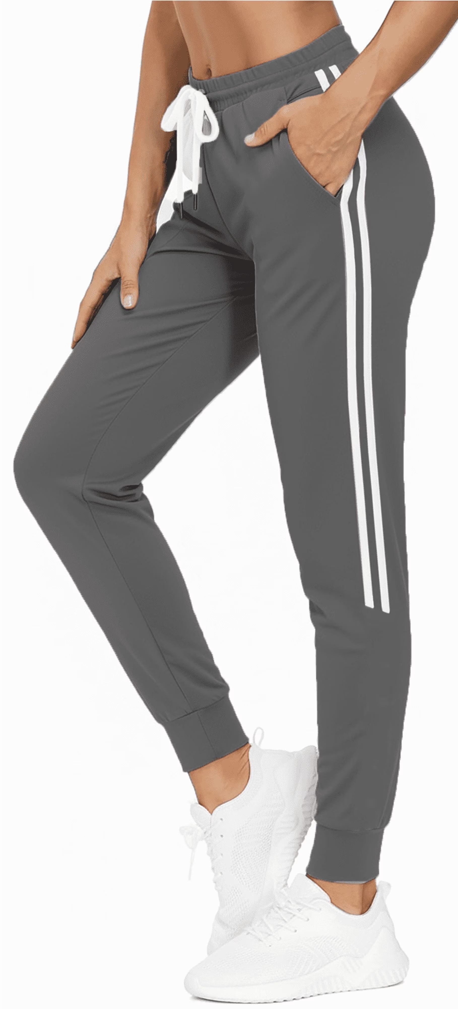 MLDRA Womens Sweatpants Joggers with Pockets Bottom Lounge Pant Lady ...