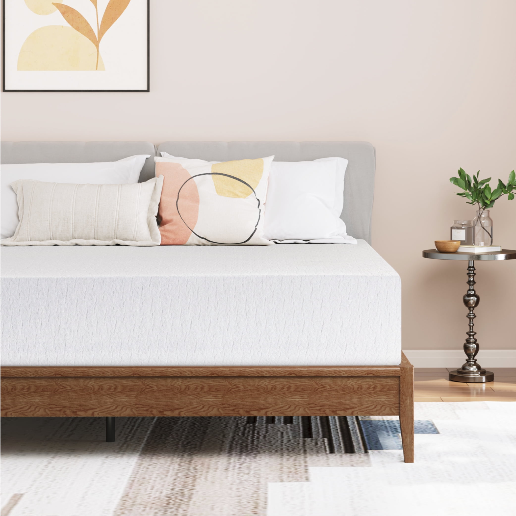 Mlily 14 Tight Top Gel Memory Foam Queen Mattress Medium
