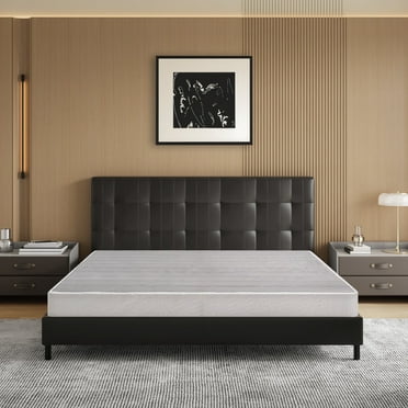 Queen Box Spring 7 Inch Low Profile Box Spring Queen Size Bed Base ...