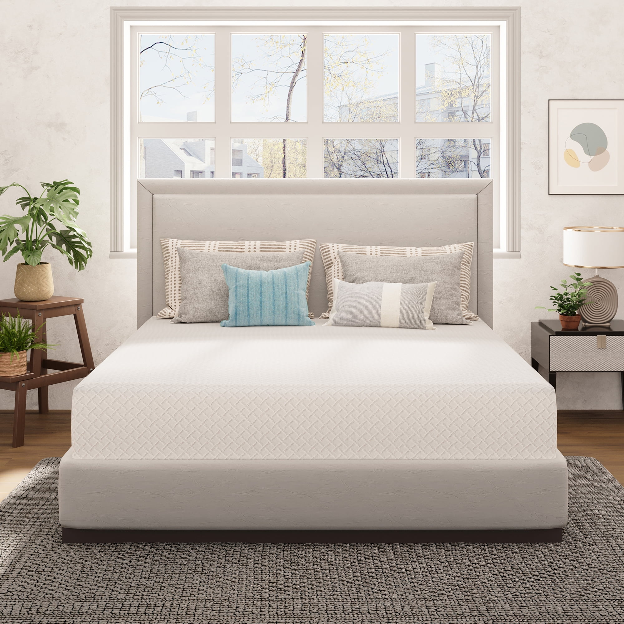 MLILY TrueZen Twin Mattress, 6" Memory Foam Mattress in a Box, Medium ...