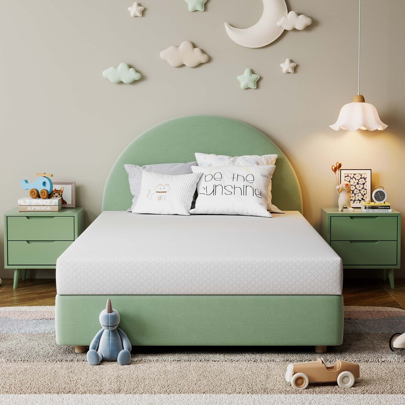 EGOHOME TrueZen Twin Mattress, 6" Memory Foam Mattresses in a Box ...