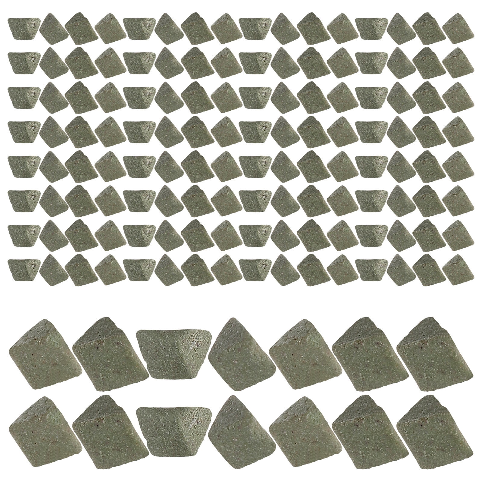 MLINS 1 Bag of Ceramic Tumbling Media Buffing Media Triangular Abrasive ...