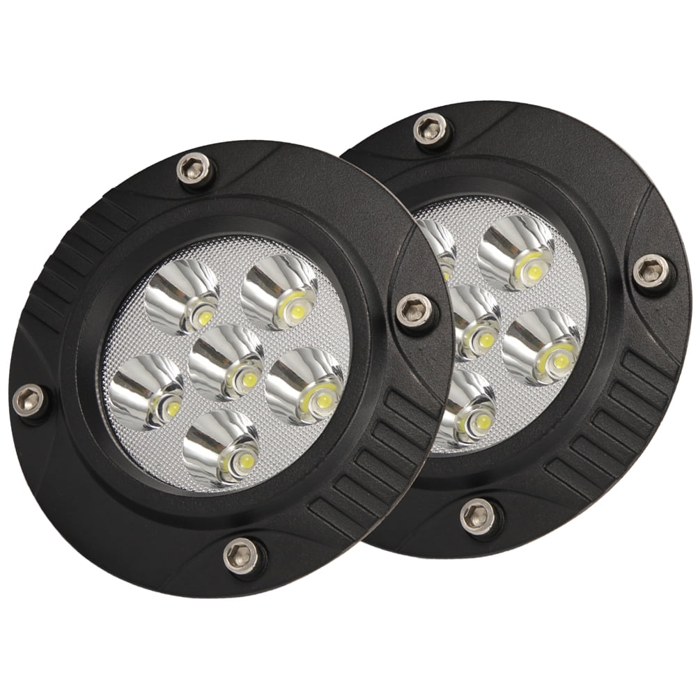 MLINS 1 Pair 5 Inches Embedded SUV Work Lamp Universal LED Car Lamps ...