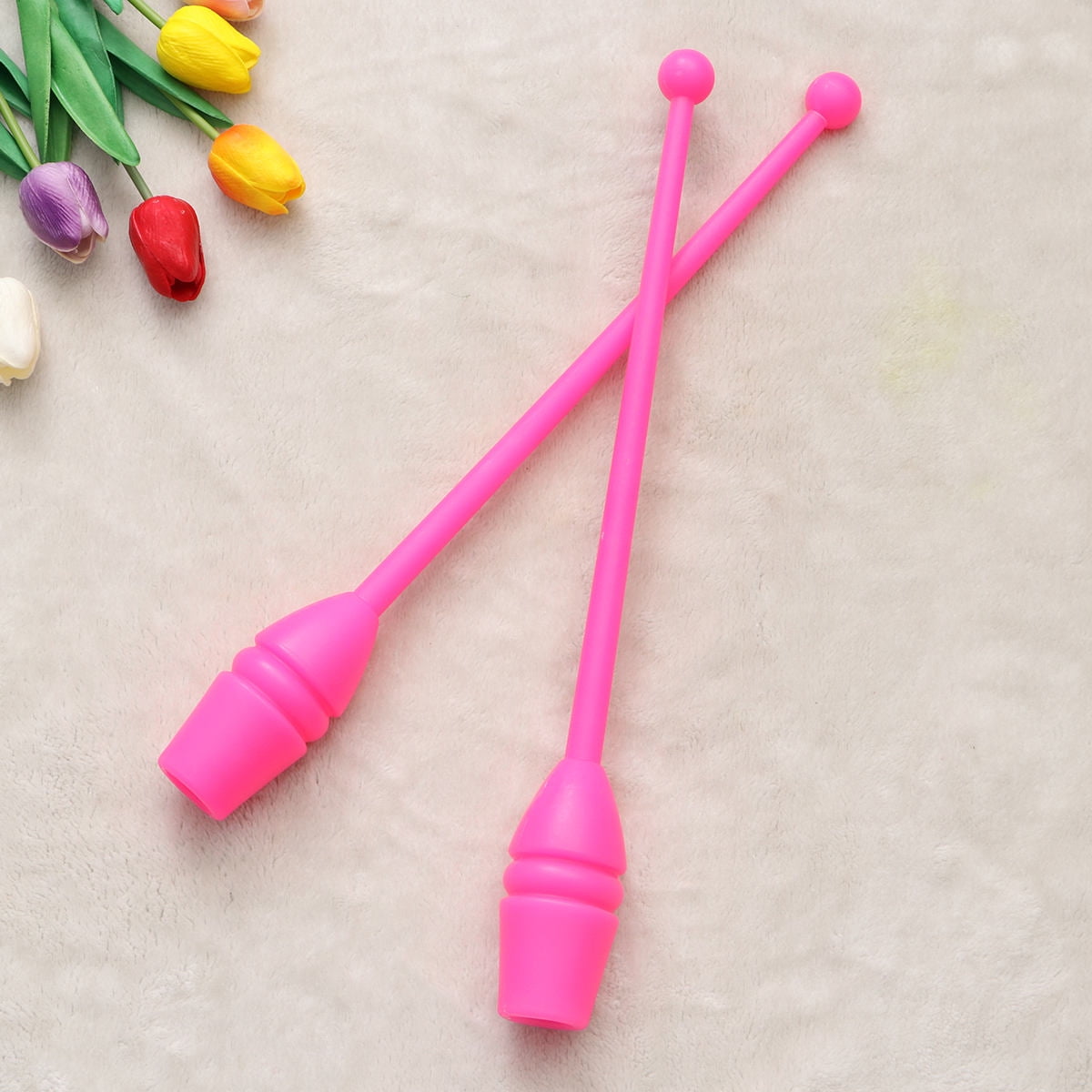MLINS 1 Pair Artistic Gymnastics Sticks for Rhythmic Dancing Sports ...