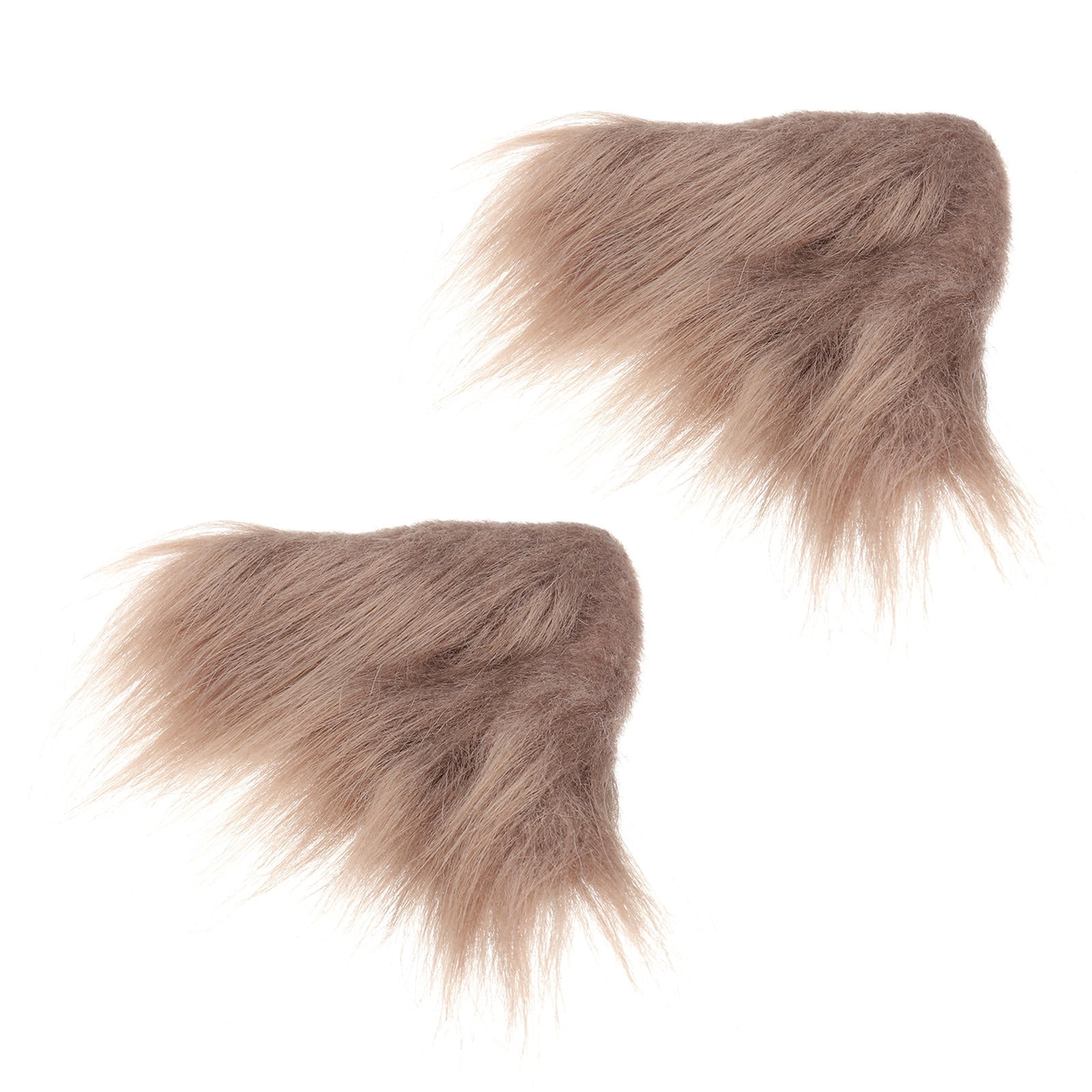 MLINS 1 Pair Brown Plush Animal Ear Hair Clips For Girls And Women In ...