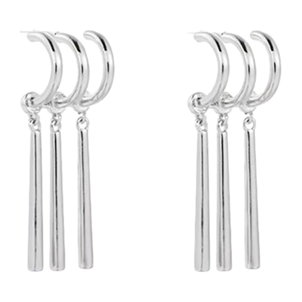 MLINS 1 Pair Earrings That Look Like Multiple Piercings Decorative ...