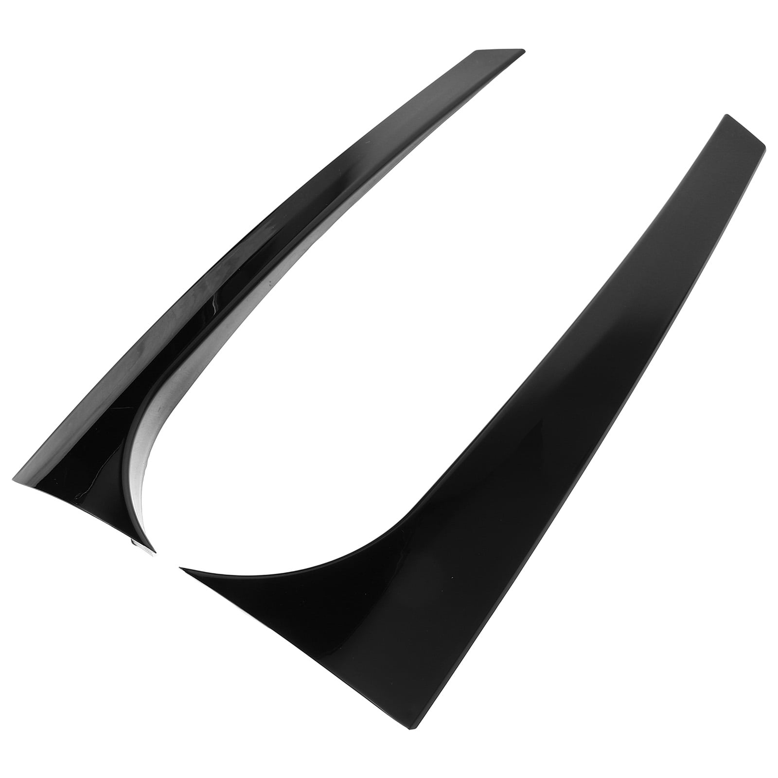 MLINS 1 Pair Glossy Car Rear Window Side Deflector Compatible With ...