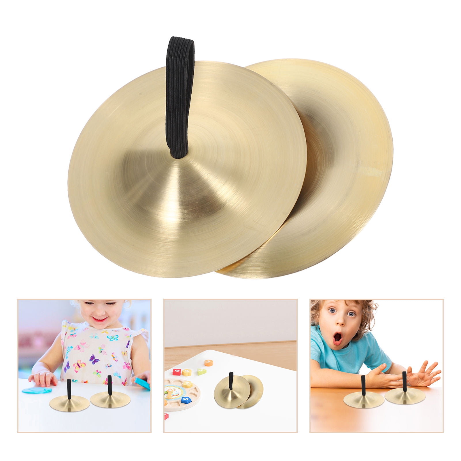 MLINS 1 Pair Kids Hand Cymbals Small Cymbals For Dancing Mini Cymbal ...
