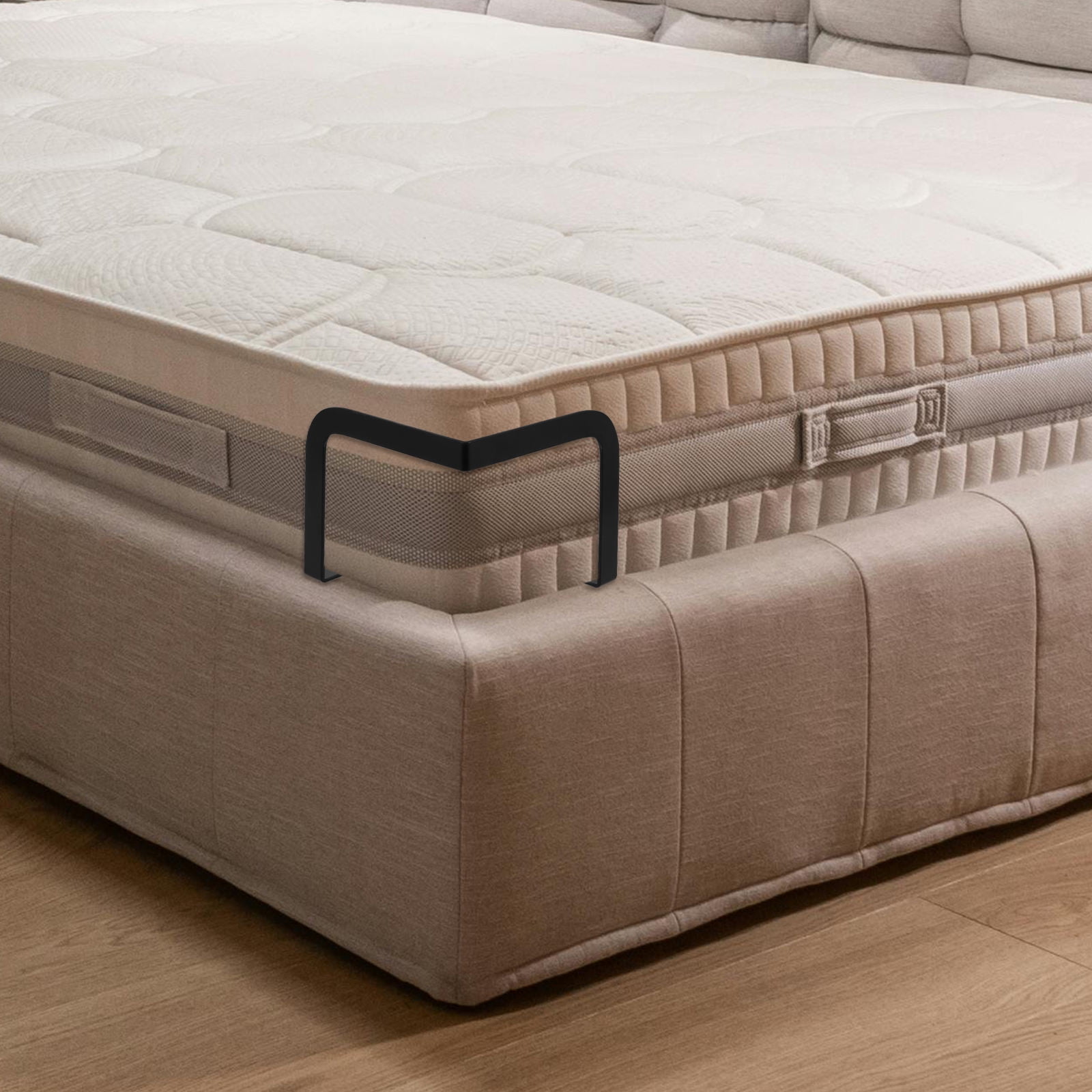 MLINS 1 Pair Mattress Slide Stopper Metal Retainer Bar for Adjustable ...