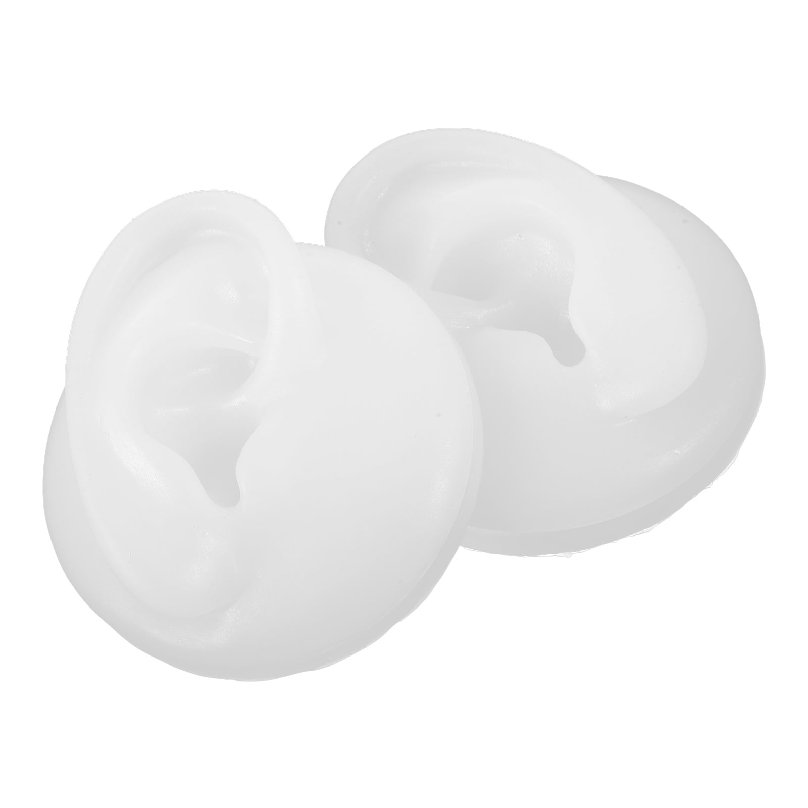 MLINS 1 Pair Of Realistic Silicone Ear Model Displaying Earrings Studs ...