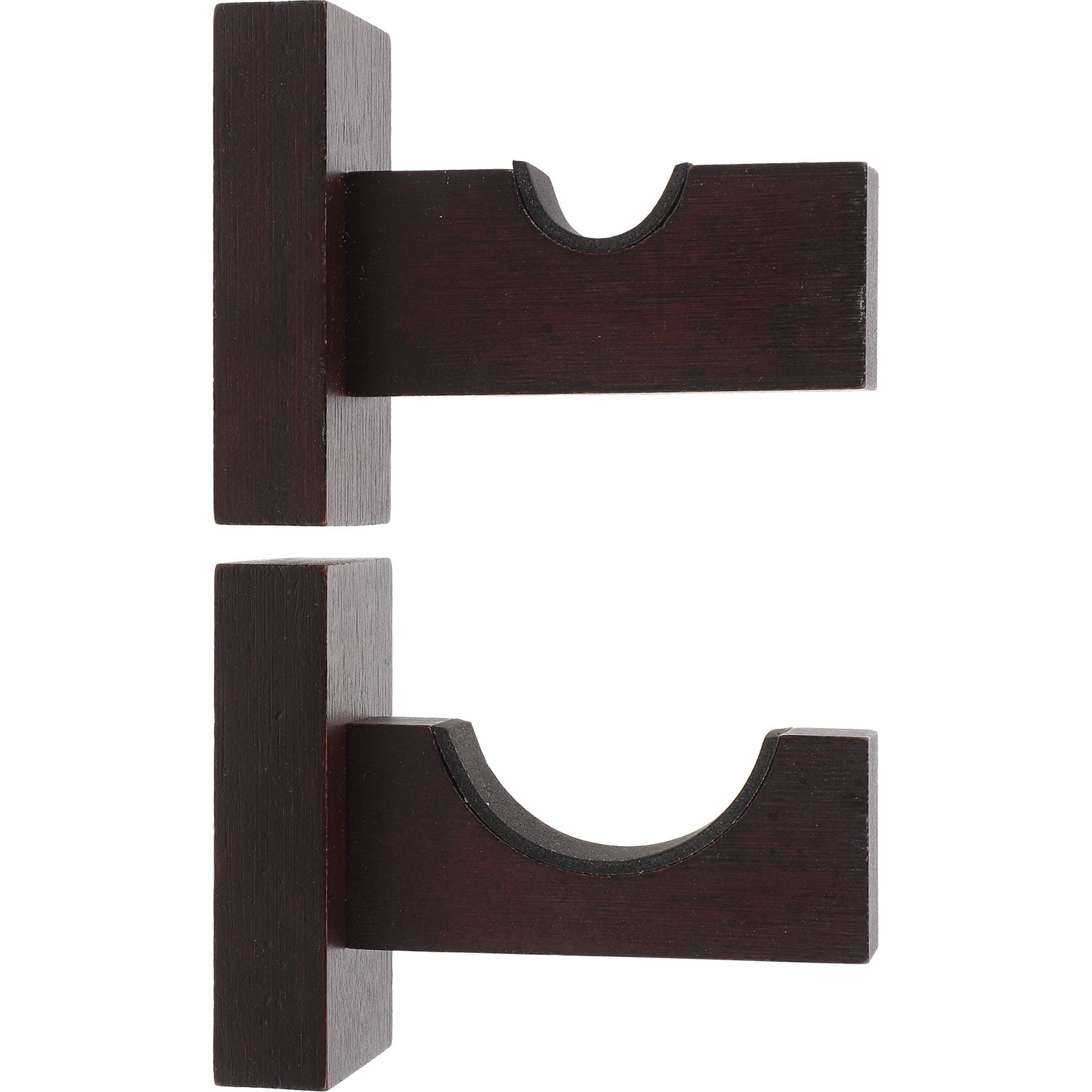 MLINS Wooden Bat Rack for Wall Mount Light Brown Baseball Bat Holder ...