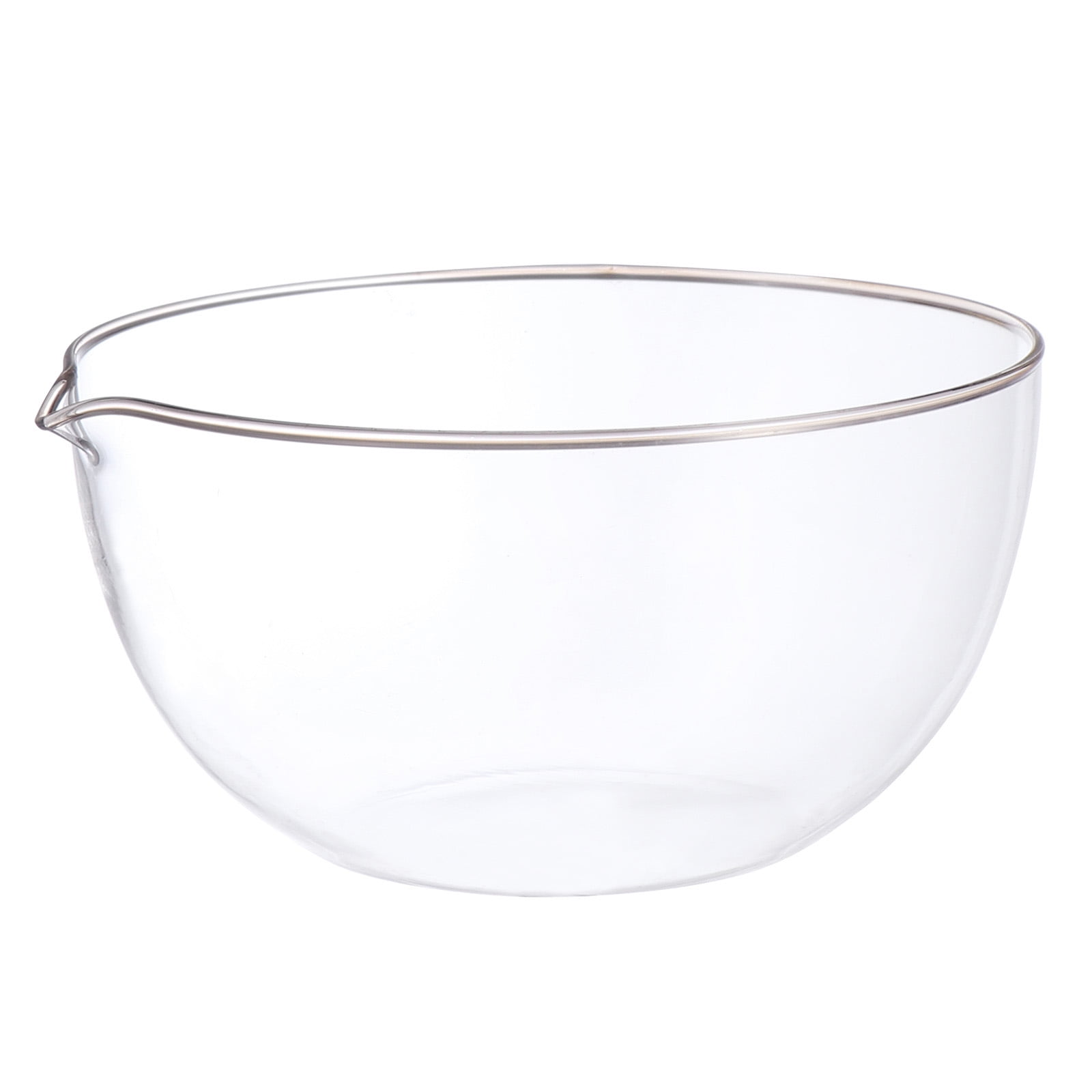 MLINS 1 Pc Flat Bottom Glass Evaporating Dish Container with Spout for ...