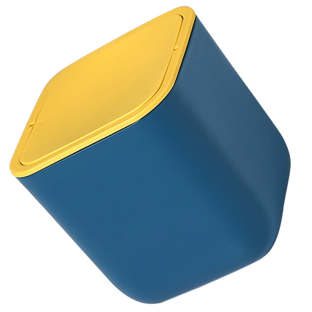 MLINS 1 Pc Plastic Desktop Trash Can Mini Sundries Ash-bin Waste Paper ...