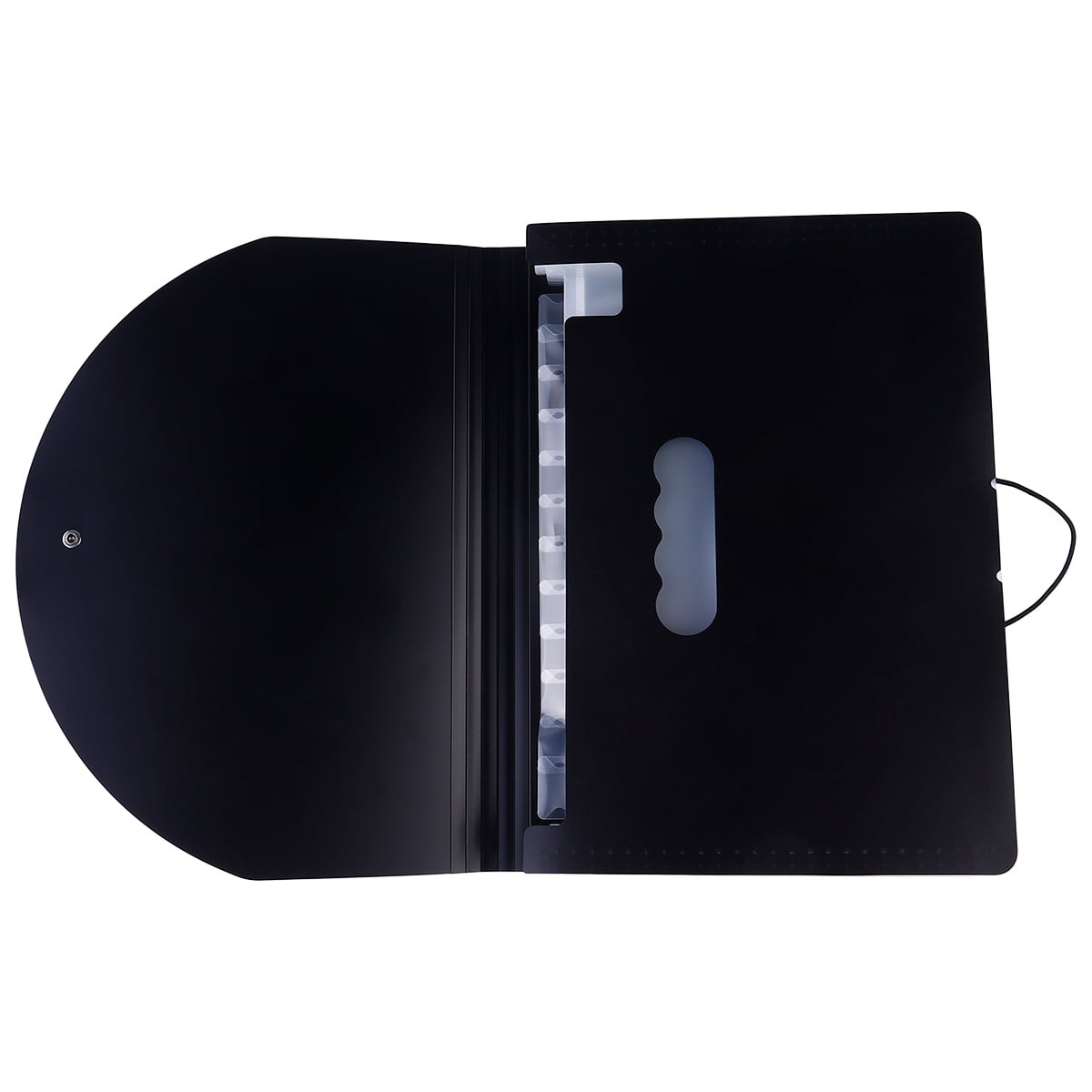 DINHEAROM Paperwork Organizer Black Plastic For Business Meetings 1 Pc ...