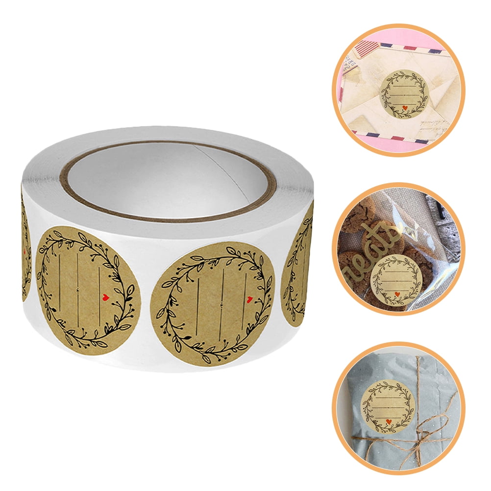 MLINS 1 Roll Homemade Baked Goods Labels Gift Packaging Labels Olive ...