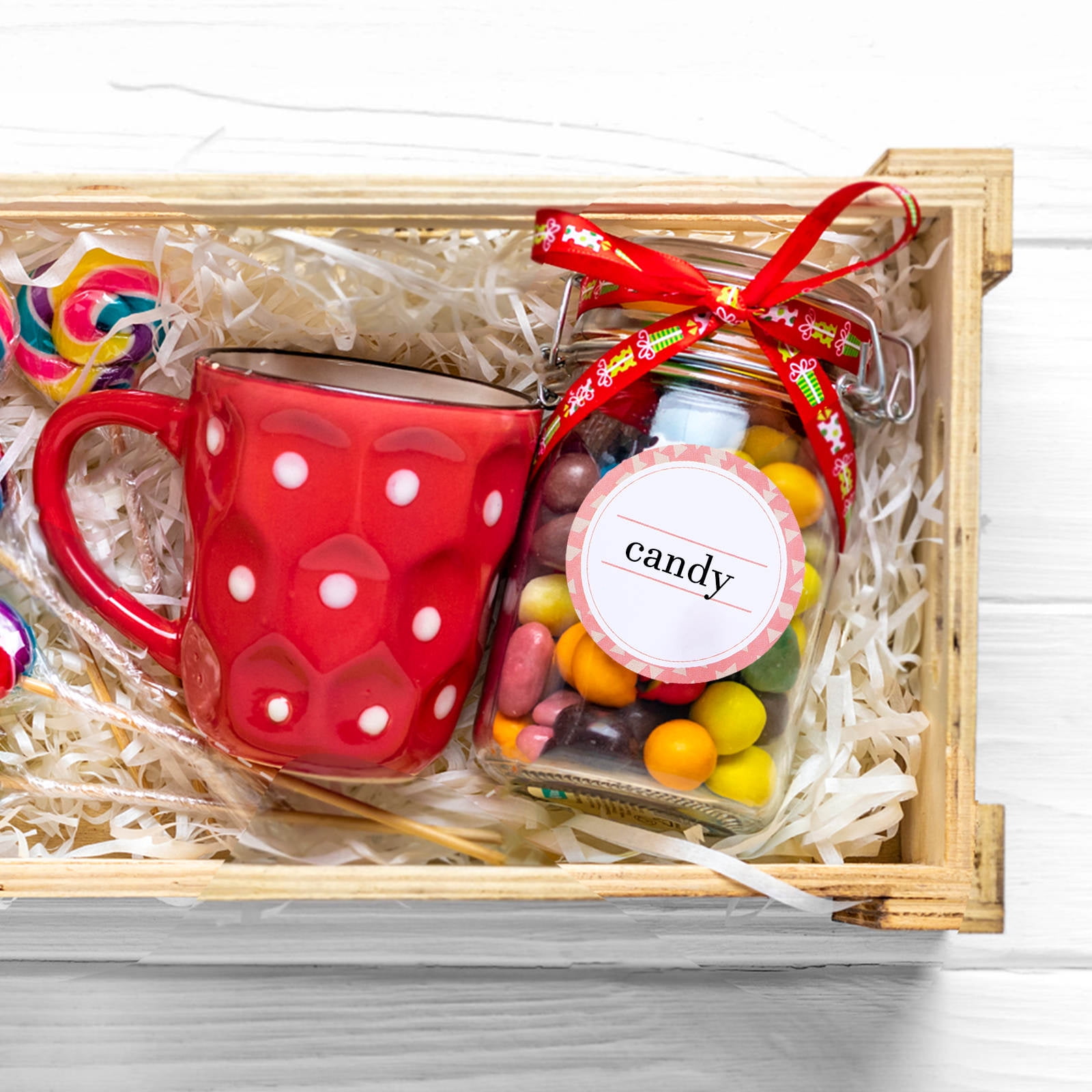 MLINS 1 Roll Writable Sticker Labels for Containers Removable Blank ...