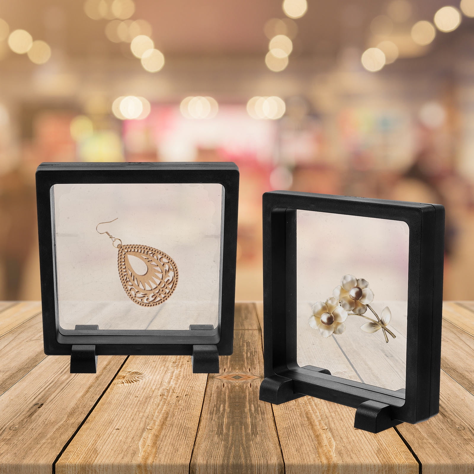 MLINS 1 Set 3D Coin Floating Display Frame 3D Floating Frame Display Case Coin Display Box ...