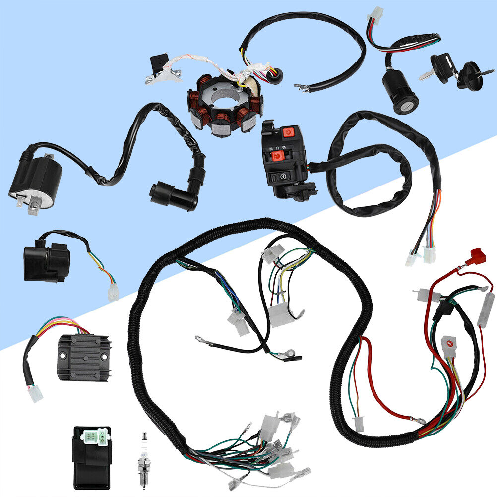 MLINS 1 Set ATV Electrical Switch Assembly for CG125 150 250CC Black ...