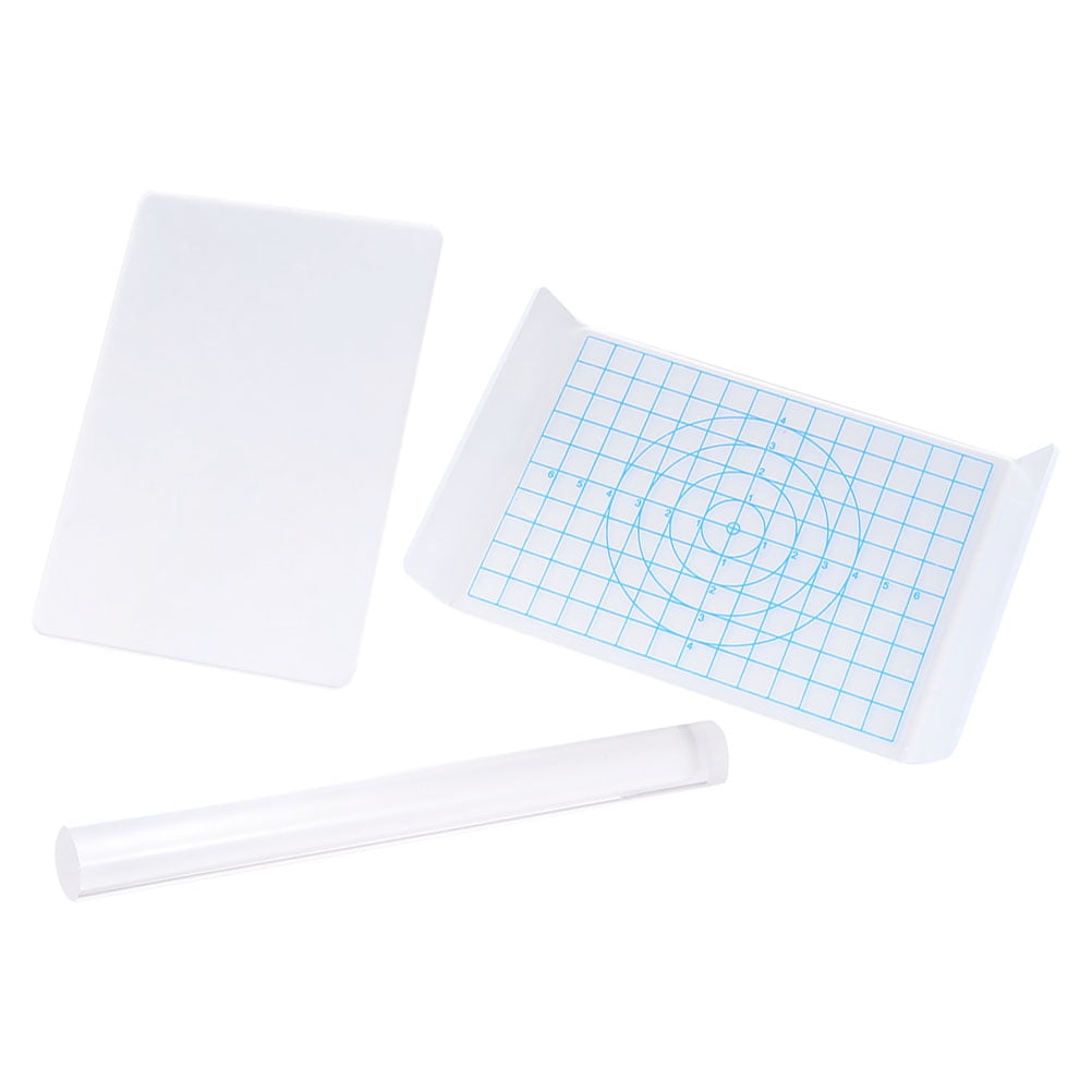 MLINS 1 Set Acrylic Clay Tools kits Pottery Smudge Mat Clay Rolling ...