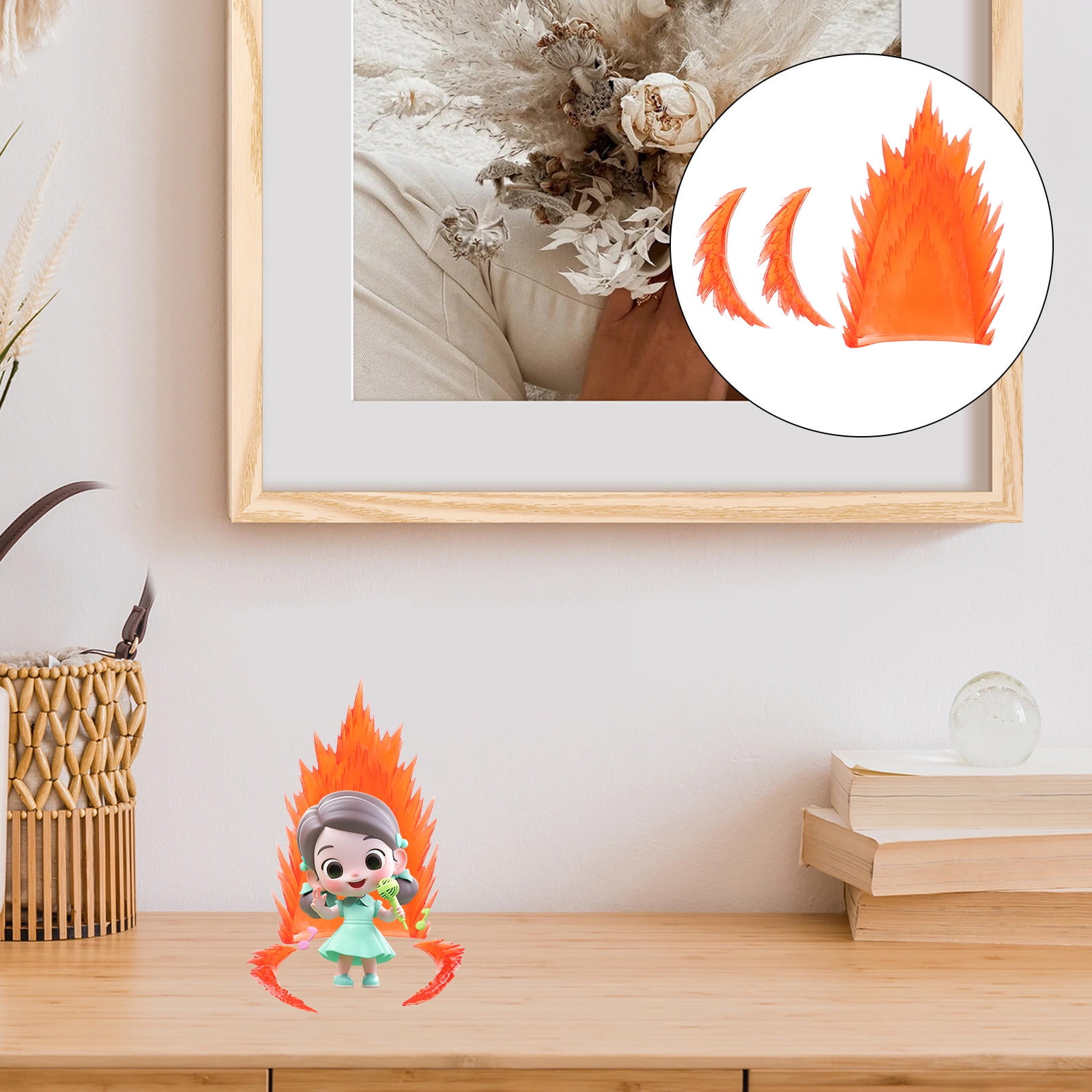 MLINS 1 Set Anime Figures Effects Display Effect Doll Toy Display ...