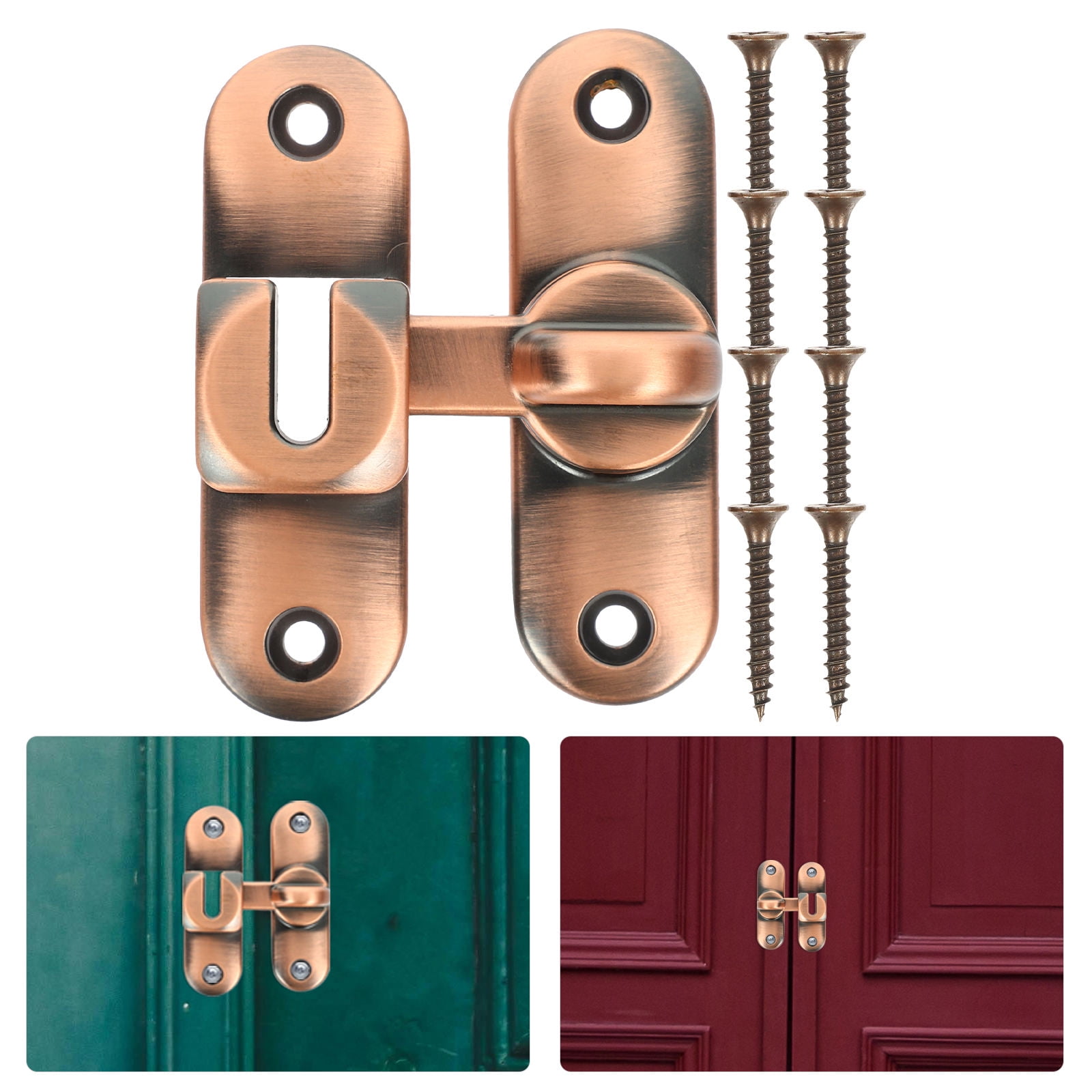 MLINS 1 Set Barrel Bolt Latch Slide Bolt Latch Stainless Steel Lock ...