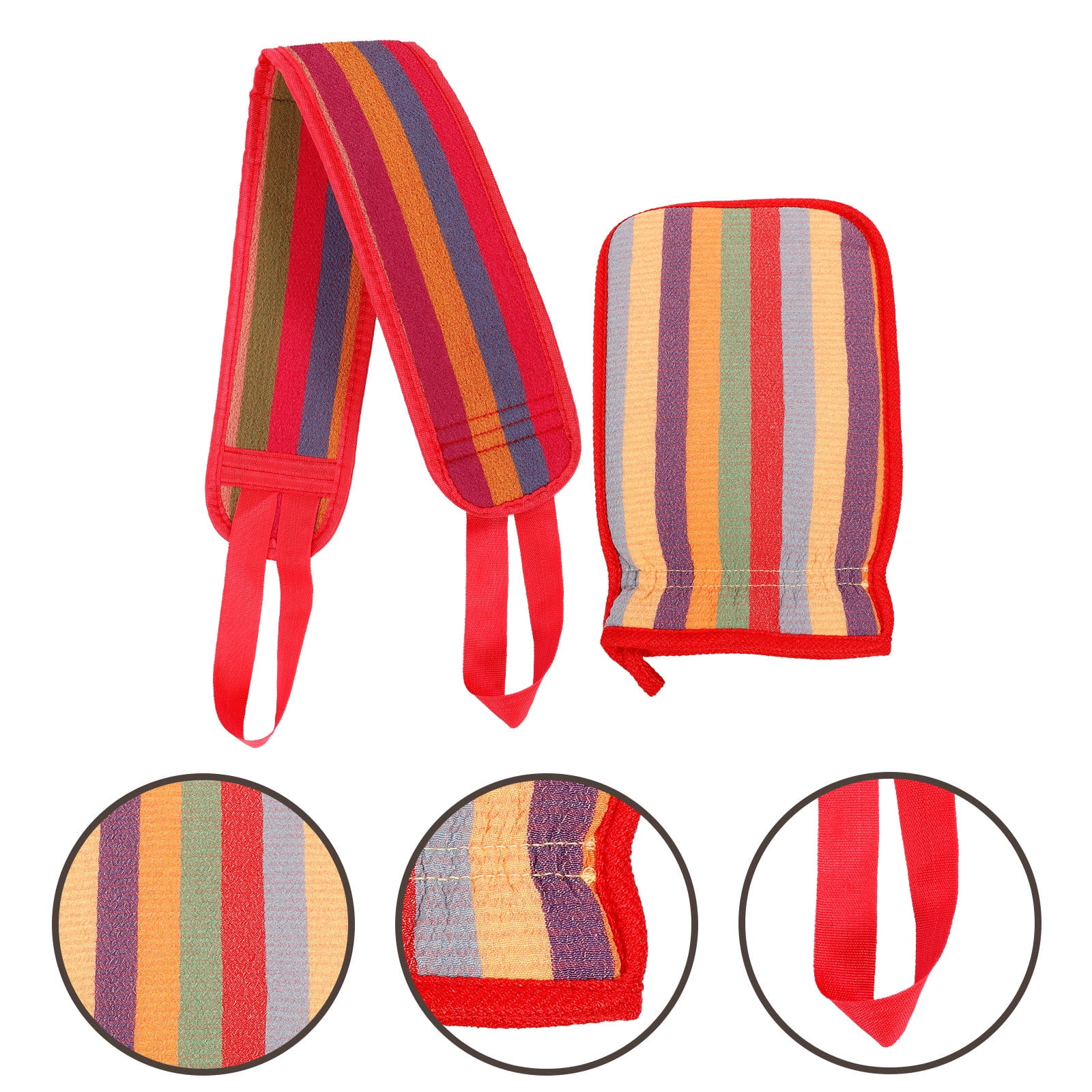 MLINS 1 Set Body Cleaning Tools Exfoliating Shower Scrubber Bath Glove ...