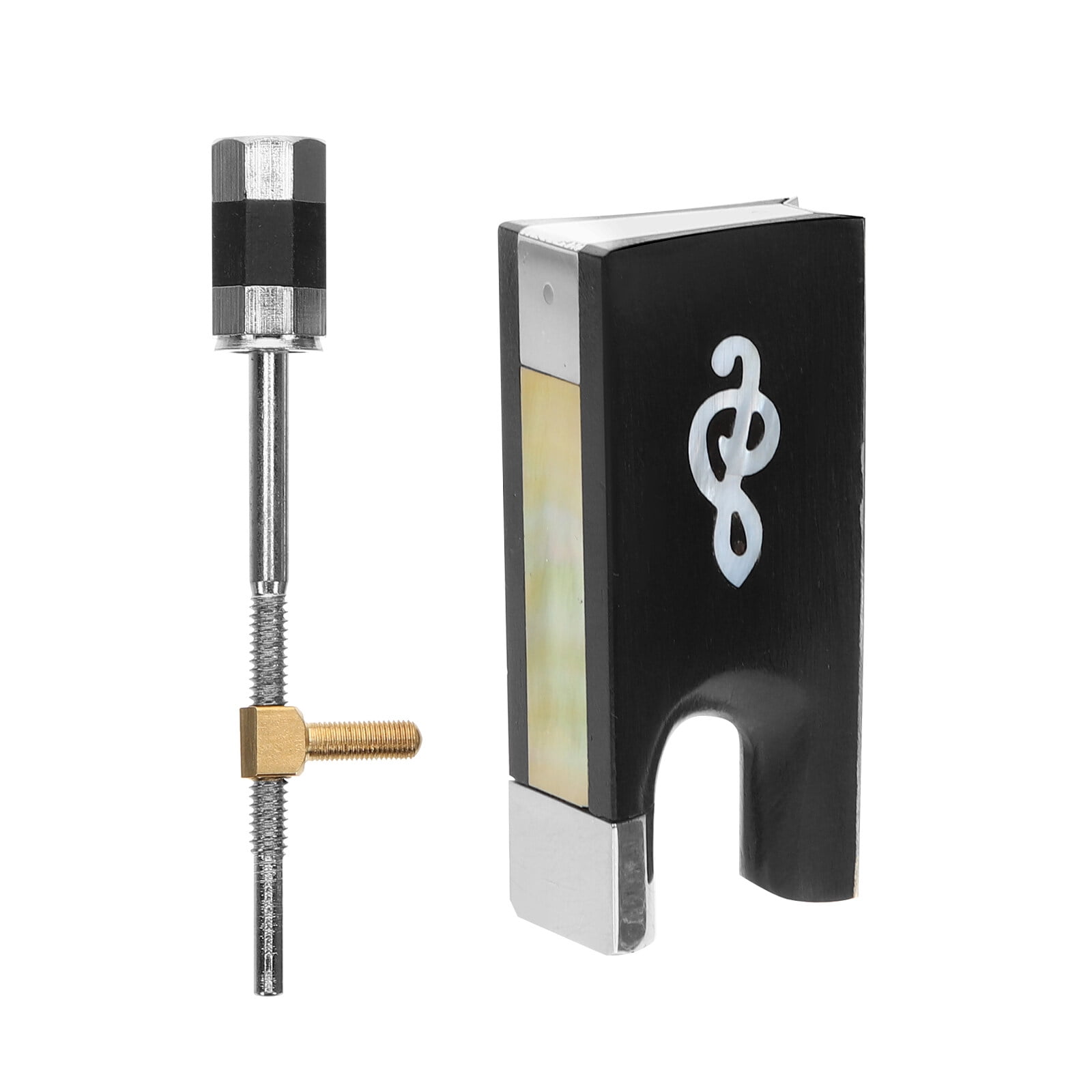 MLINS 1 Set Bow Frog with Screw Violin Bow Frog and Screws Violin Bow ...