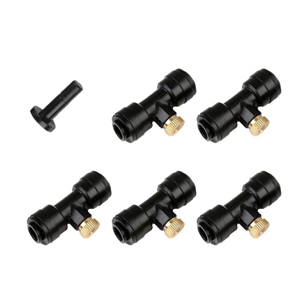 MLINS 1 Set Brass Misting Nozzle Tees Mist Nozzle Sprinkler for Outdoor ...