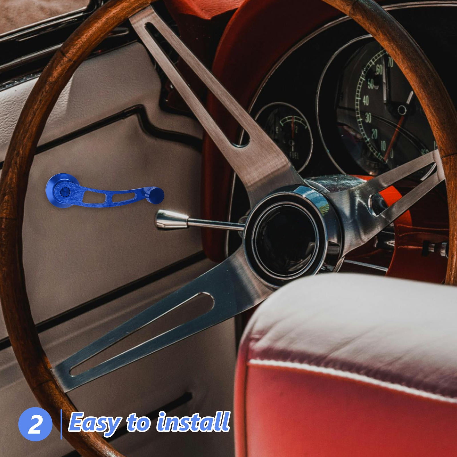 MLINS 1 Set Car Window Handle Aluminum Alloy Crank Handle Car Window ...