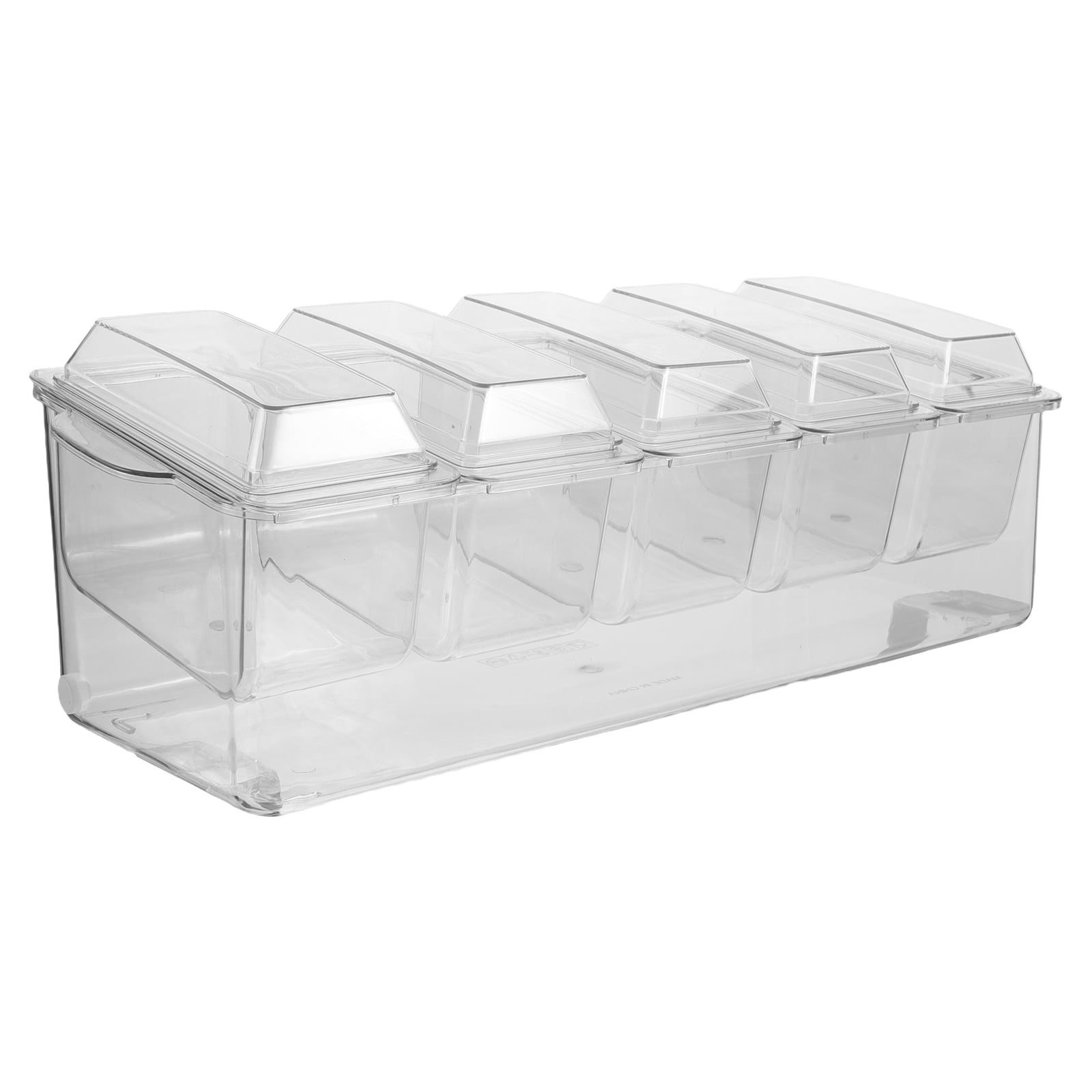 MLINS 1 Set Chilled Condiment Server Clear Icy Condiment Bar Chilled ...