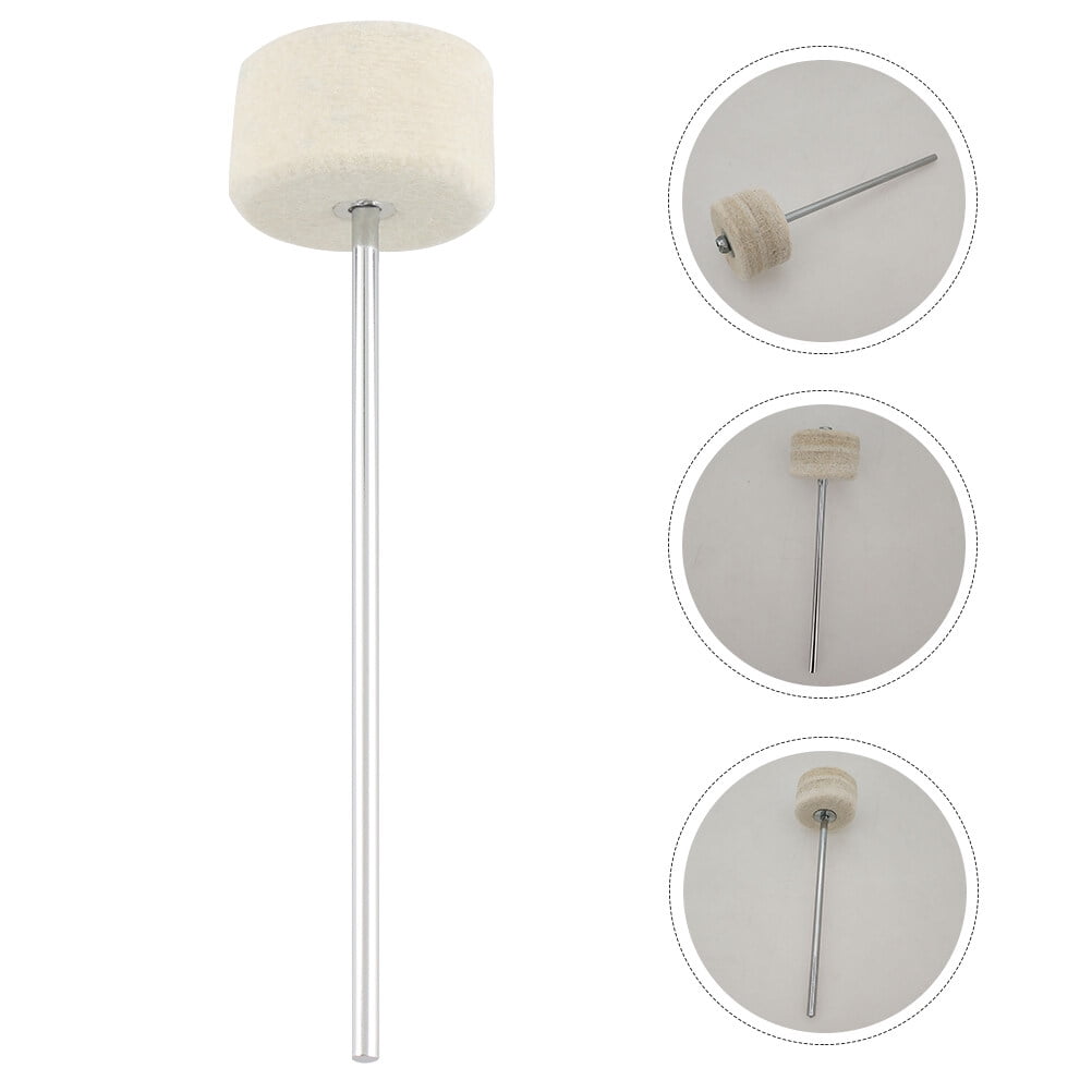 MLINS 1 Set Classic Hammers Design Drum Pedal Hammer Felt Stainless ...