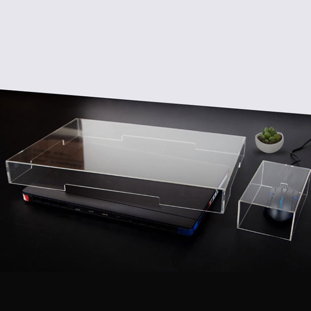 MLINS 1 Set Clear Acrylic Keyboard Mouse Protector Dustproof Keyboard ...