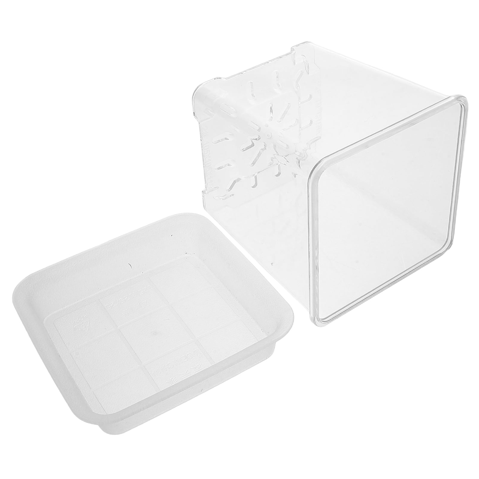 MLINS 1 Set Clear Pot For Plants Rectangular Hydroponic Planter Flower ...