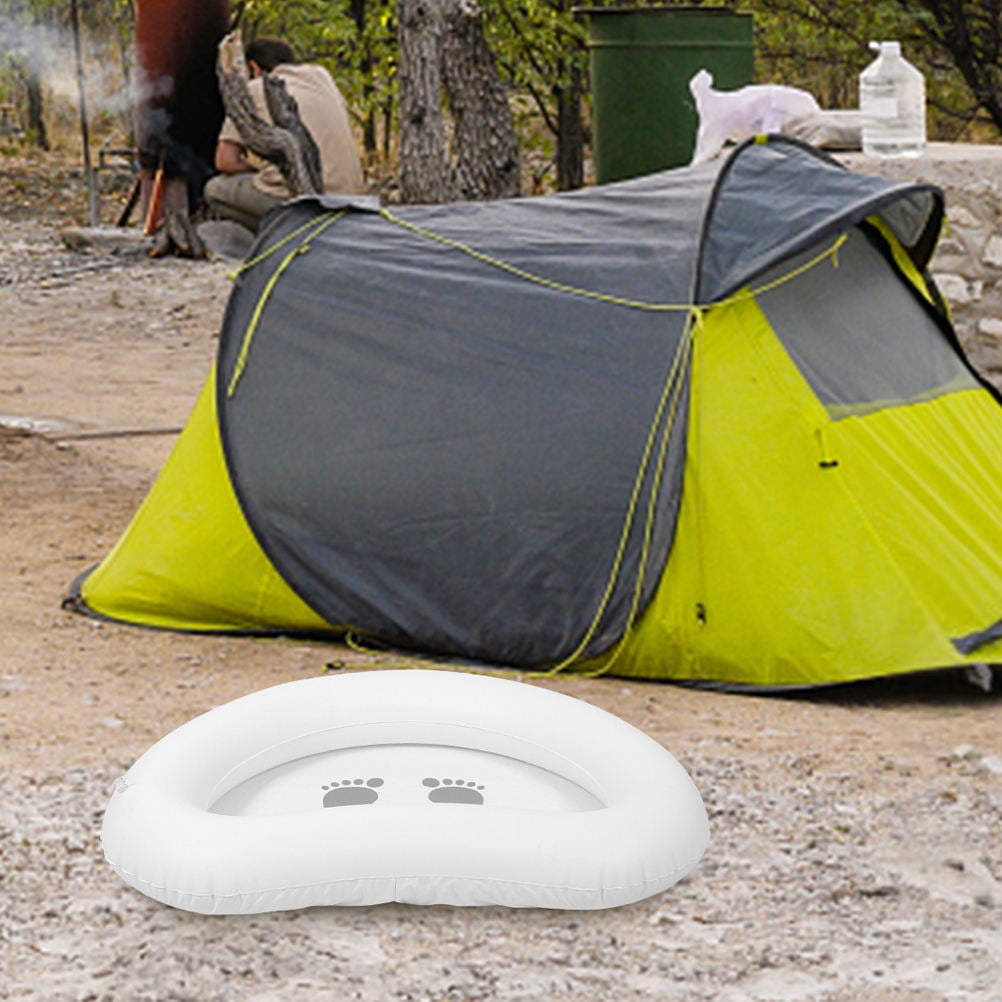 MLINS 1 Set Collapsible Foot Wash Basin for Pool and Beach Inflatable ...