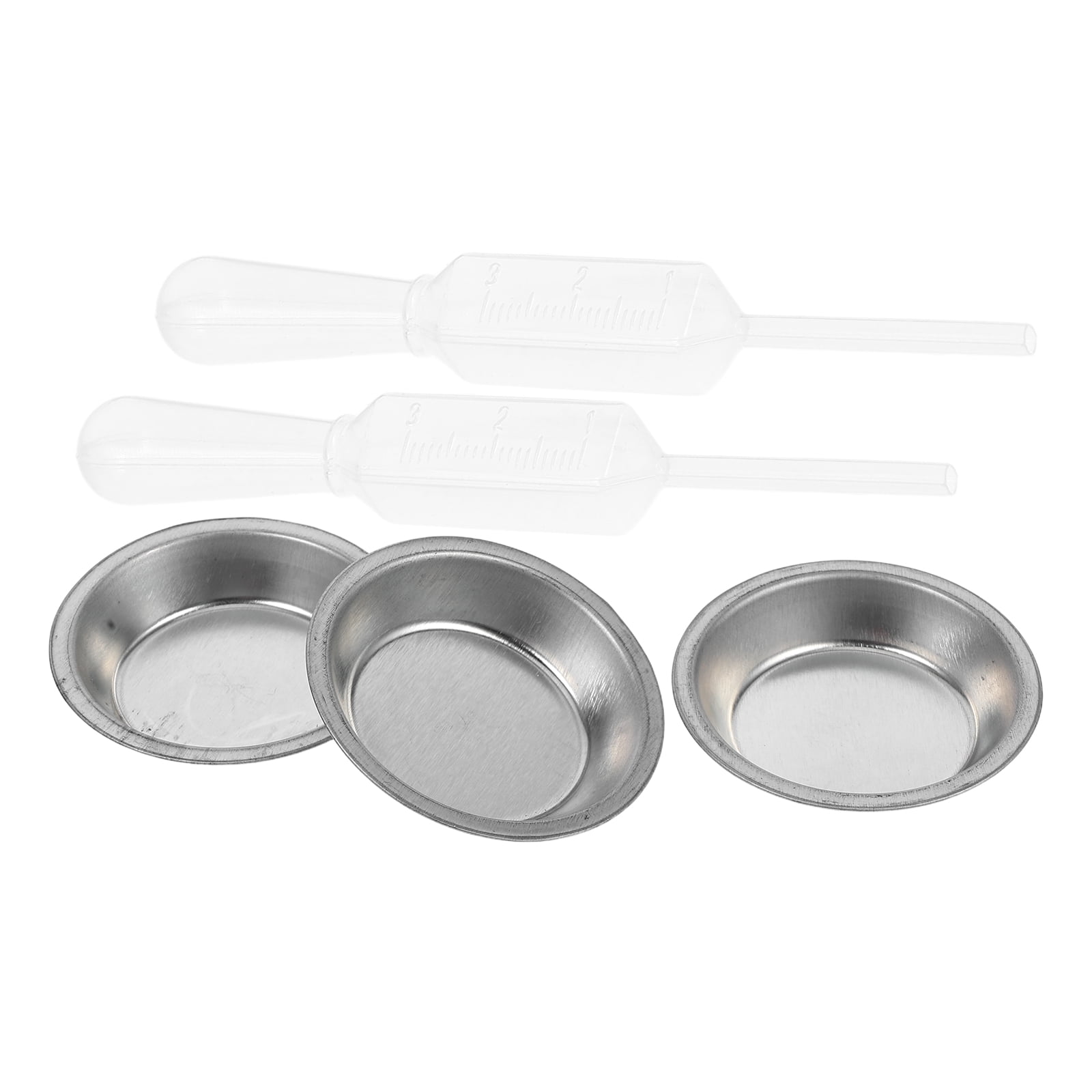 MLINS 1 Set DIY Hobby Model Coloring Dropper and Metal Paint Palette ...