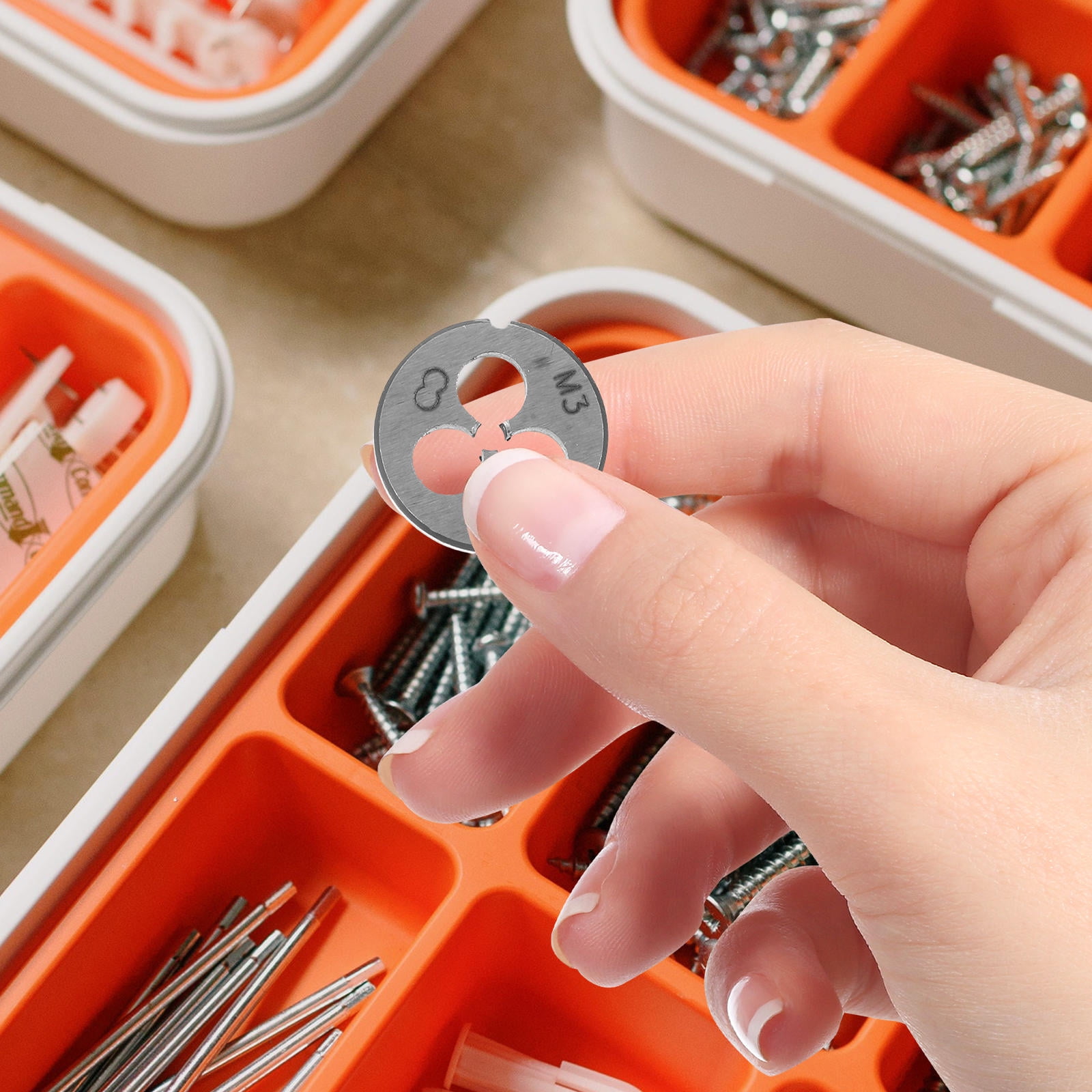 MLINS 1 Set Die And Tap Set Coarse And Fine Thread Metal Rethreading ...