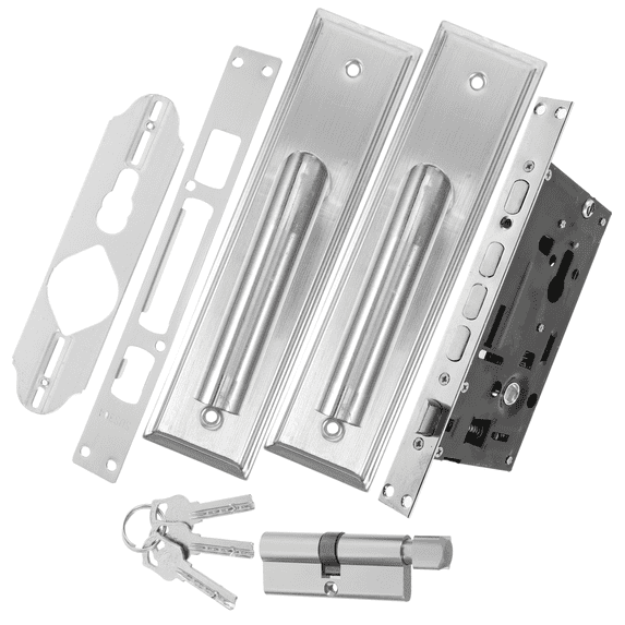 1 Set Indoor Door Lock Handle Replacement Knob Lock Part Interior Door ...