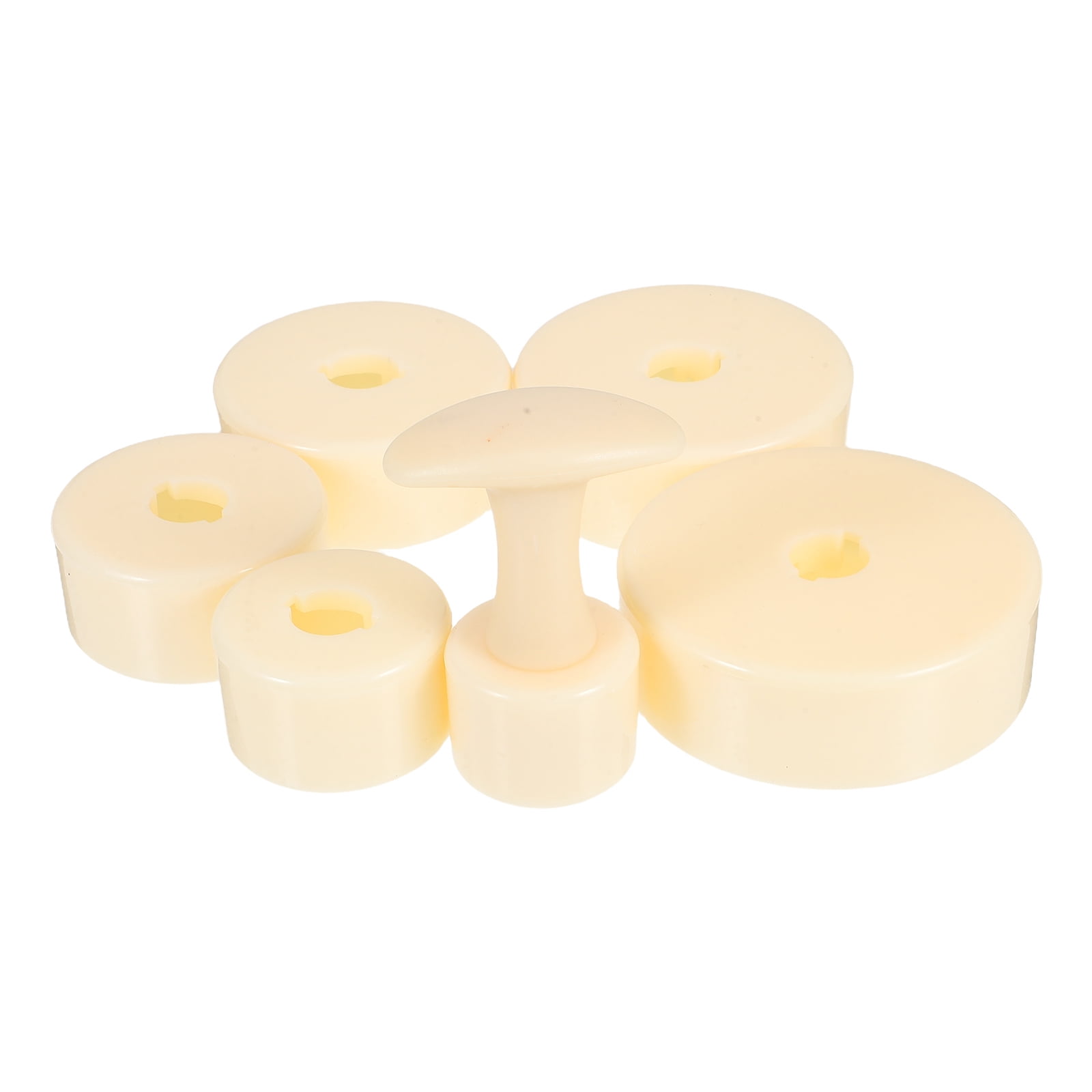 MLINS Silicone Tart Shell Mold Set for Press Beige Easy to Maintain ...