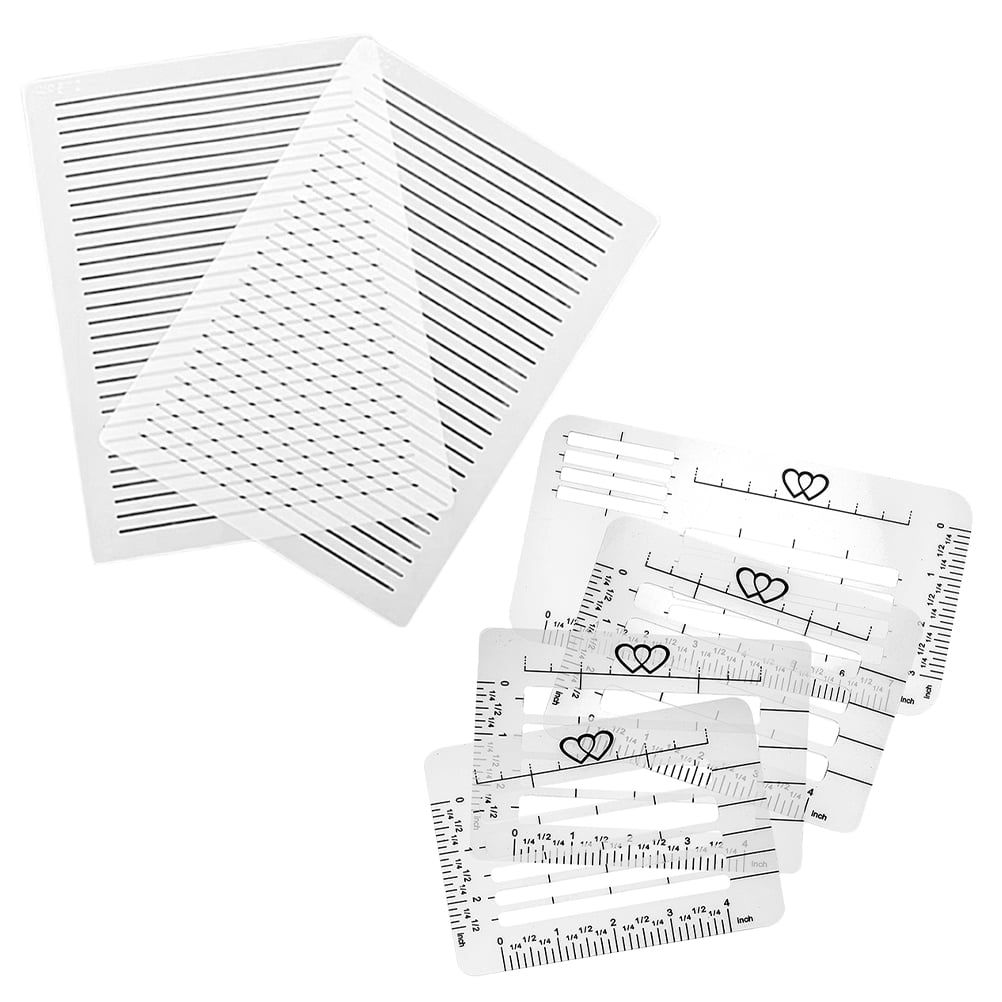 MLINS 1 Set Envelope Addressing Drafting Ruler Plastic Drafting Ruler ...