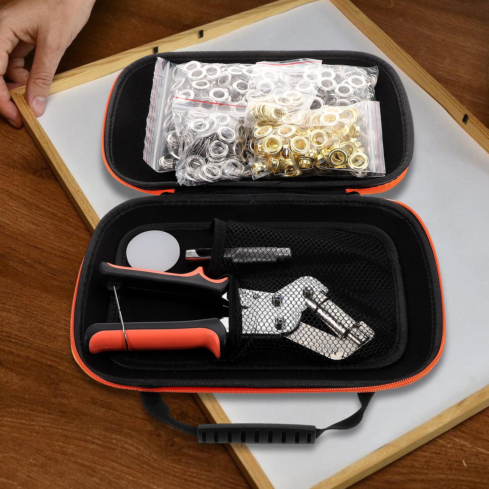 MLINS 1 Set Eyelets Tool Metal Eyelet Pliers Set Tarpaulins Grommet ...