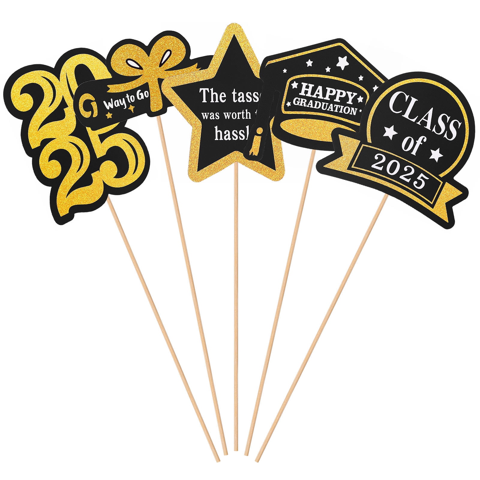 MLINS 1 Set Graduation Vase Toppers Celebration Party Decorations ...