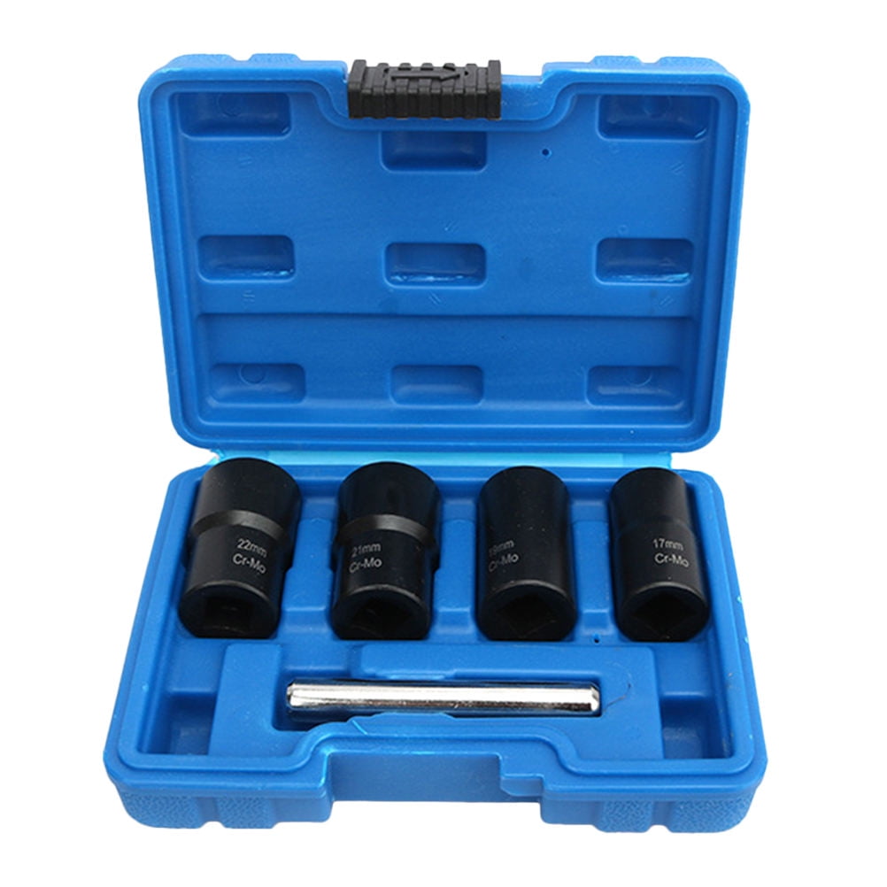 MLINS 1 Set Impact Bolt Nut Removal Extractor Socket Tool Broken Nut ...