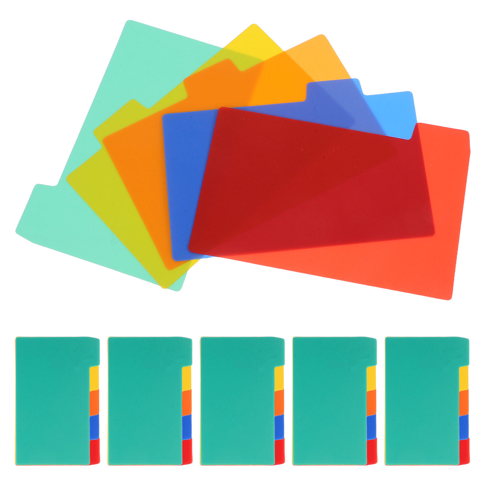 MLINS 1 Set Index Card Dividers Index Card Guide Dividers with Alphabet ...
